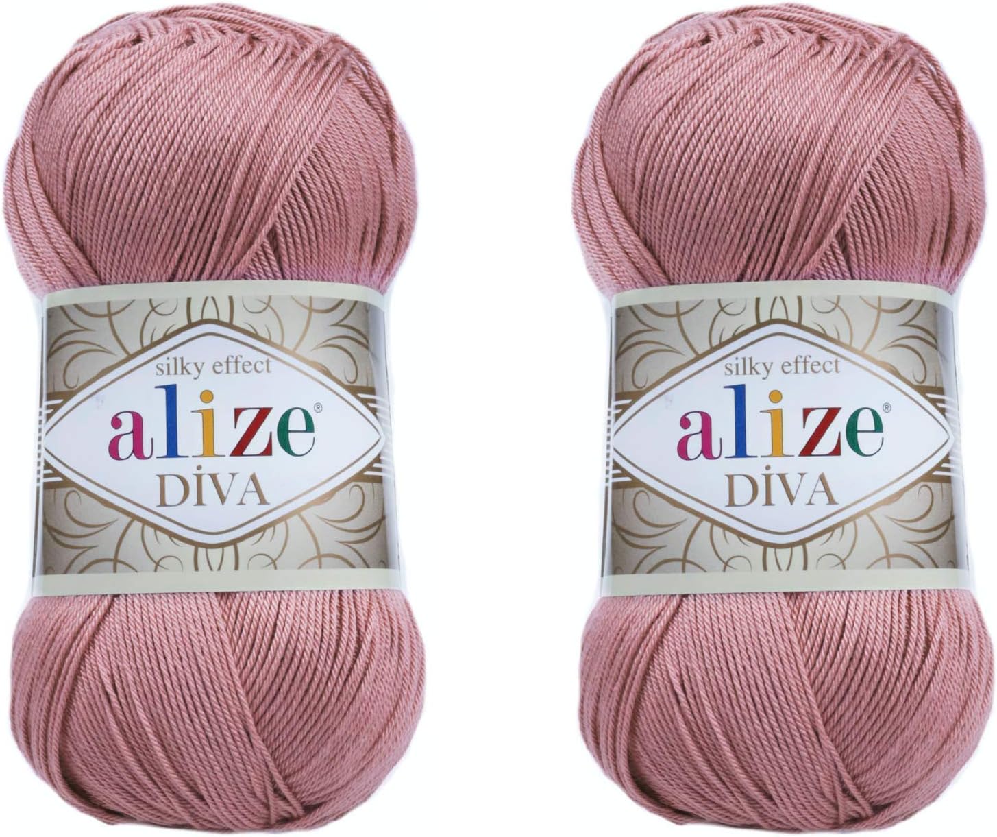 Amazon.com: Alize Diva Yarn Hand Knitting Yarn 100% Microfiber Acrylic ...