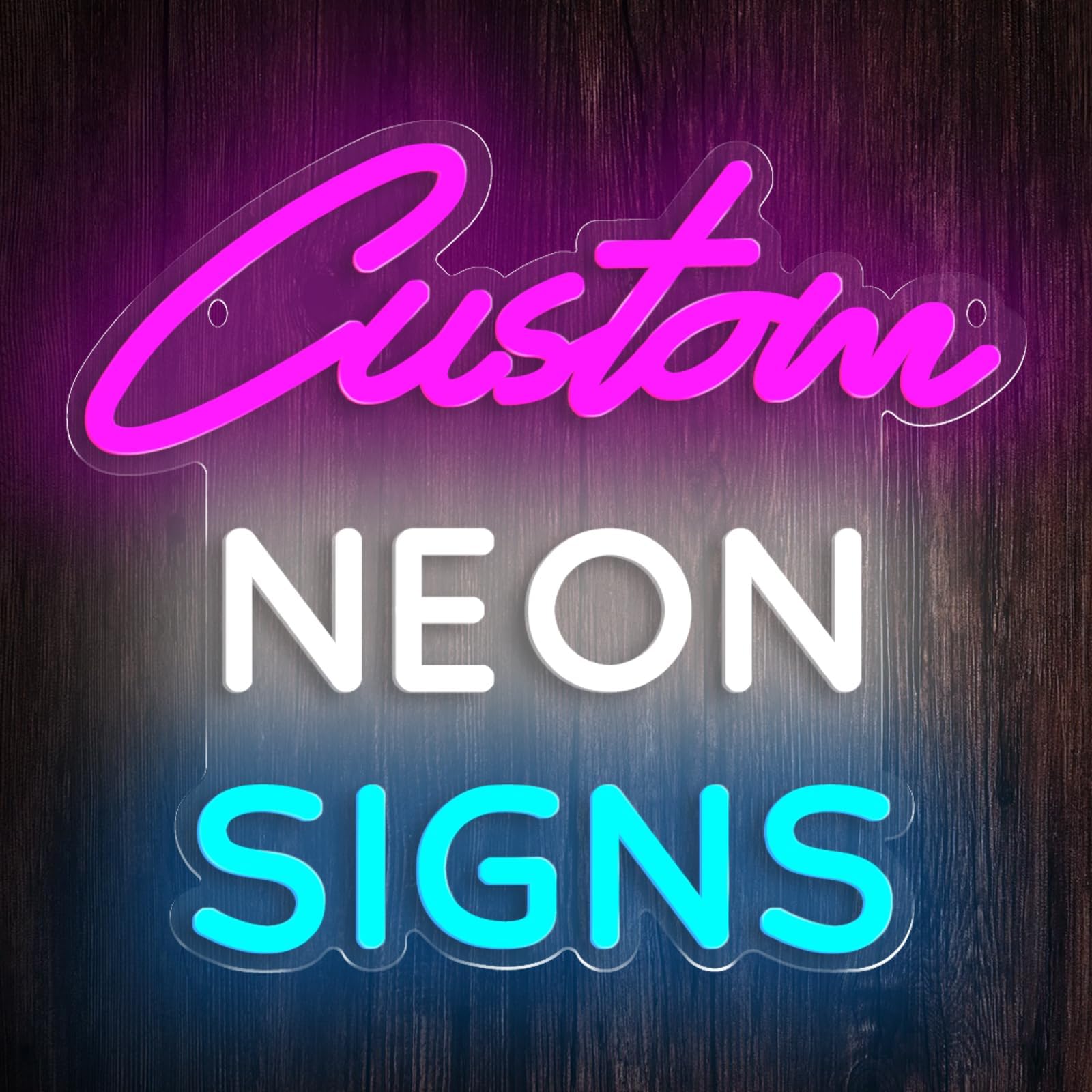 Amazon.com : Custom Neon Sign | LED Light Up Signs | Wedding Neon Sign ...