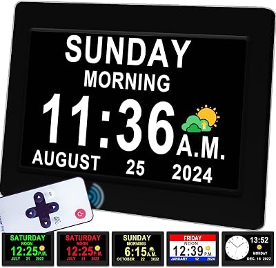 Véfaîî 20 Alarms Digital Clock 8 INCH Large with Nepal | Ubuy