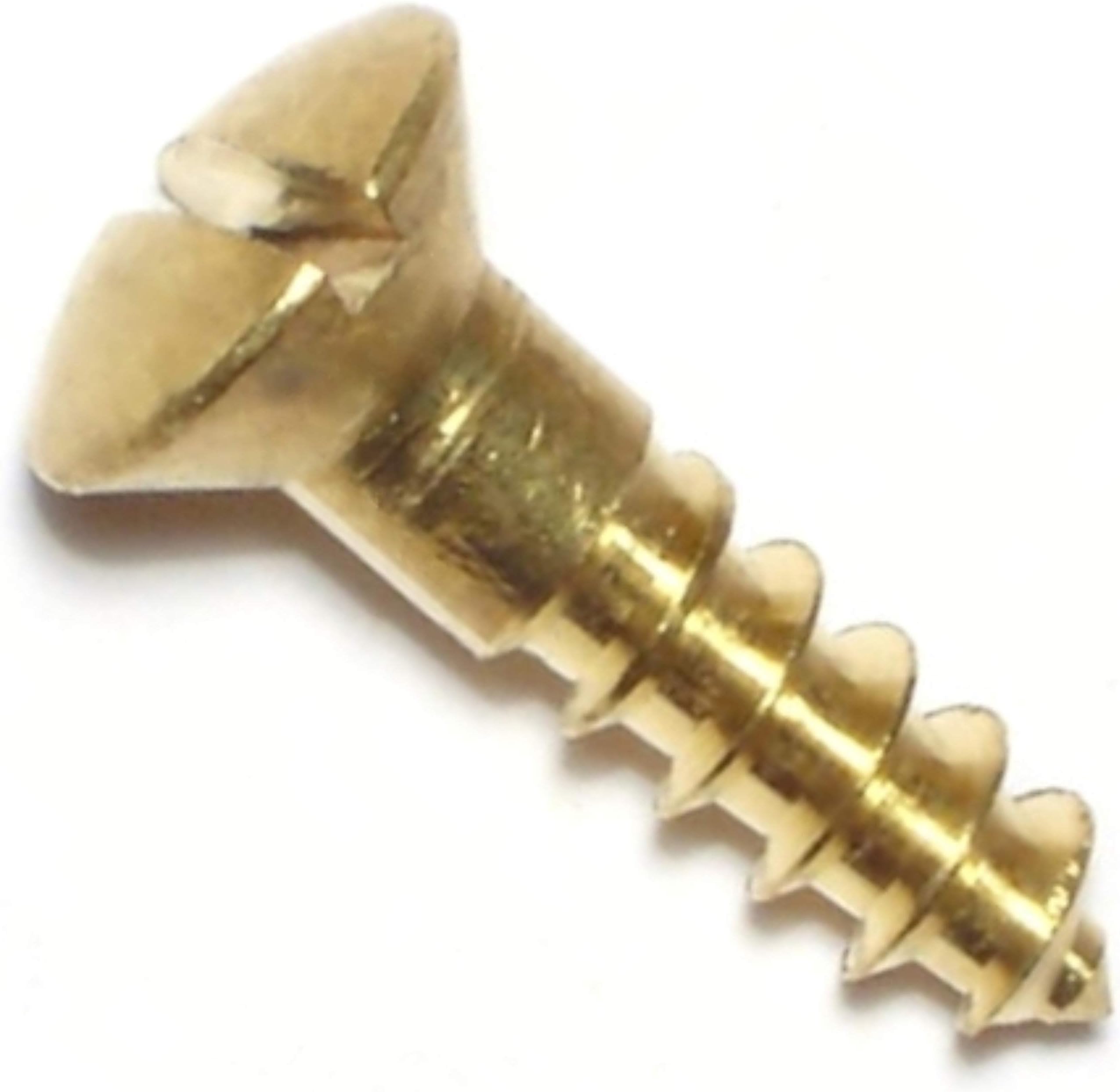 Amazon.com: Hillman 1173 Brass Oval Head Slotted Wood Screw 8 x 1 1/4 ...