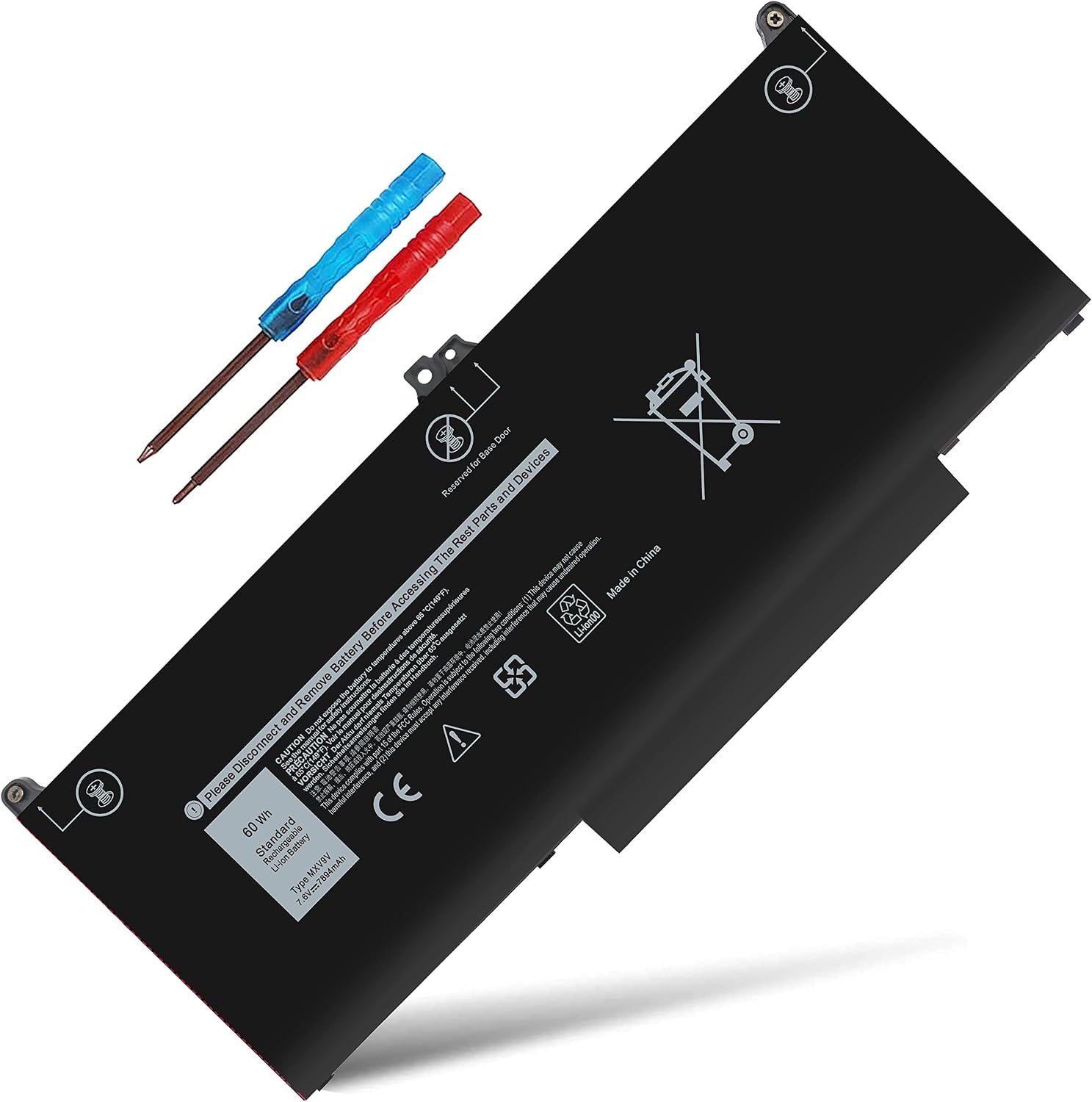 Amazon.com: MXV9V Battery 5VC2M 60Wh 7.6V for Dell Latitude 5300 E5300 ...
