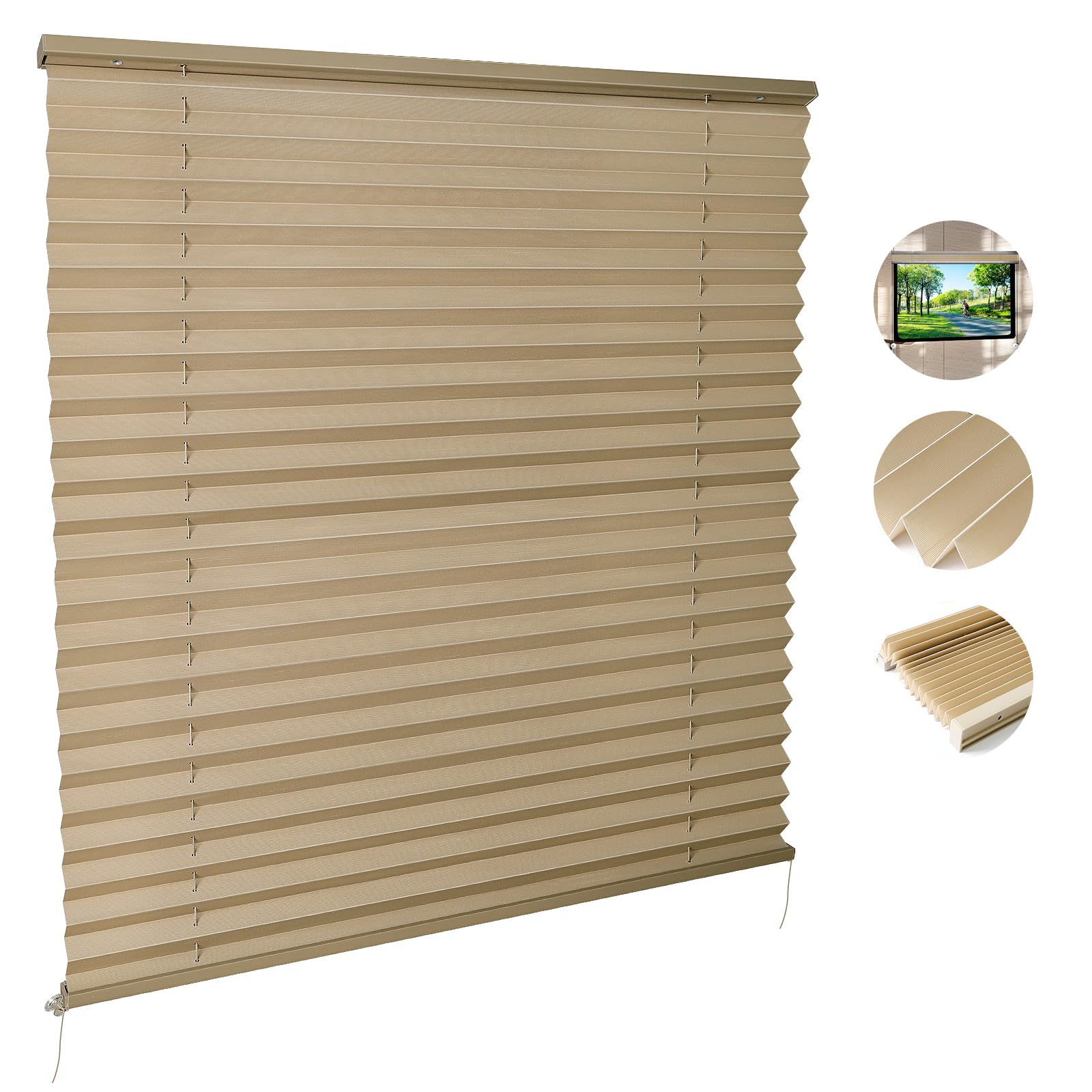 Amazon.com: RV Window Shades,Camper RV Pleated Shades RV Camper Blinds ...