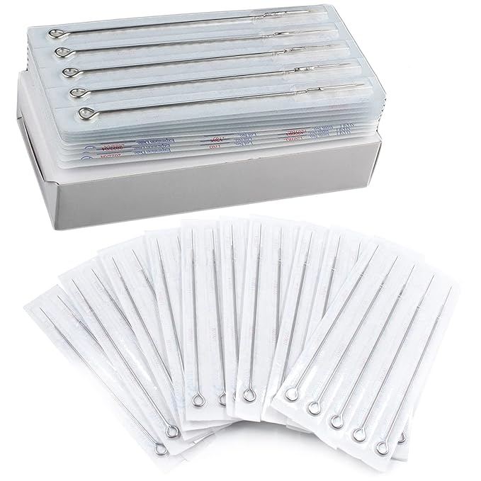Amazon.com: 50pcs Mixed Needles, Yugui Stick and Poke Needles Round ...
