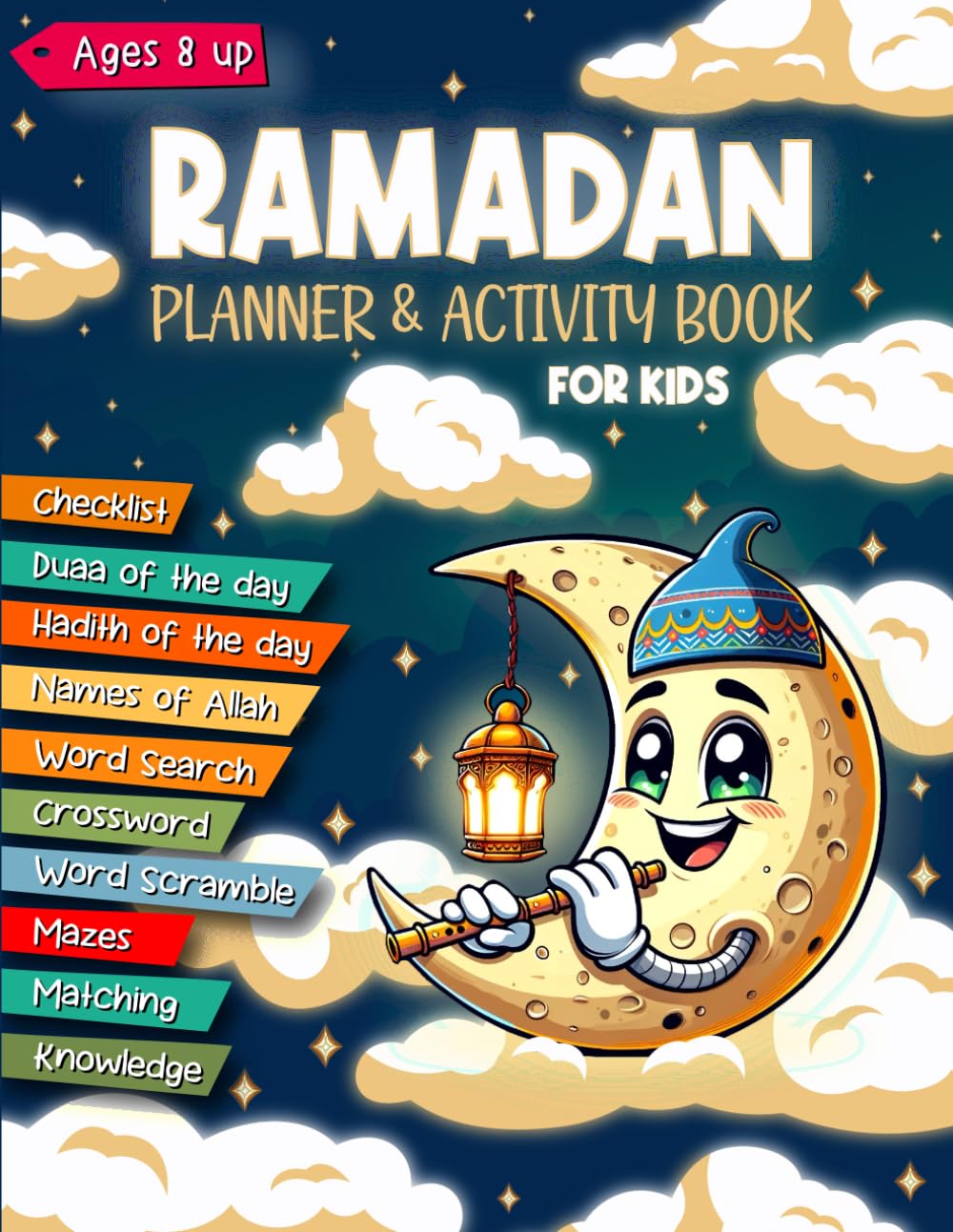 Ramadan Planner And Activity Book For Kids: A daily Ramadan Journal ...