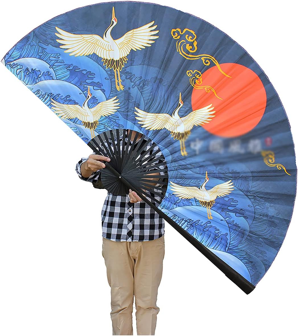 Amazon.com: PAOOPA Large Folding Fan Wall Hanging Decoration, Japanese ...