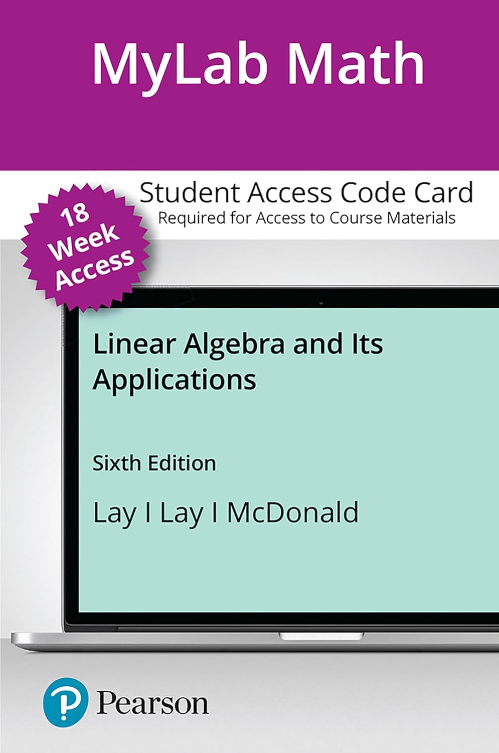 Amazon.com: Linear Algebra and Its Applications - MyLab Math with ...