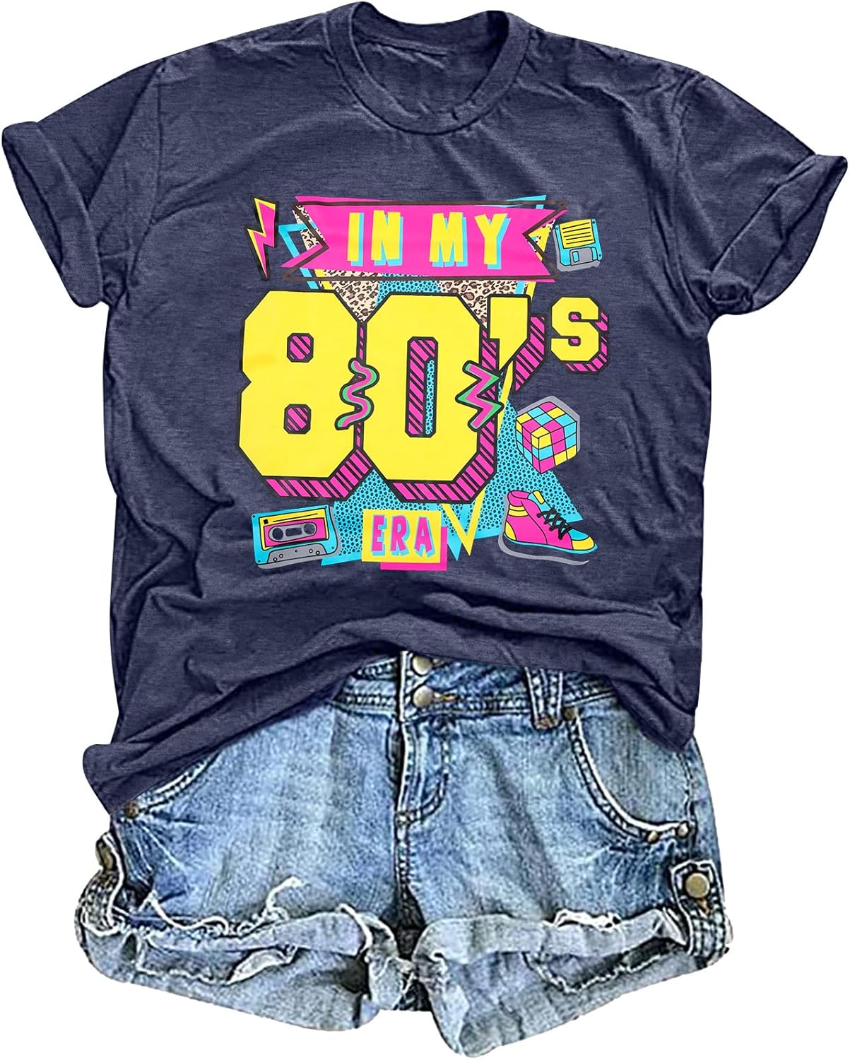 Women 80's Shirts in My 80s Era Shirt Vintage Graphic Tee Casual 80s ...