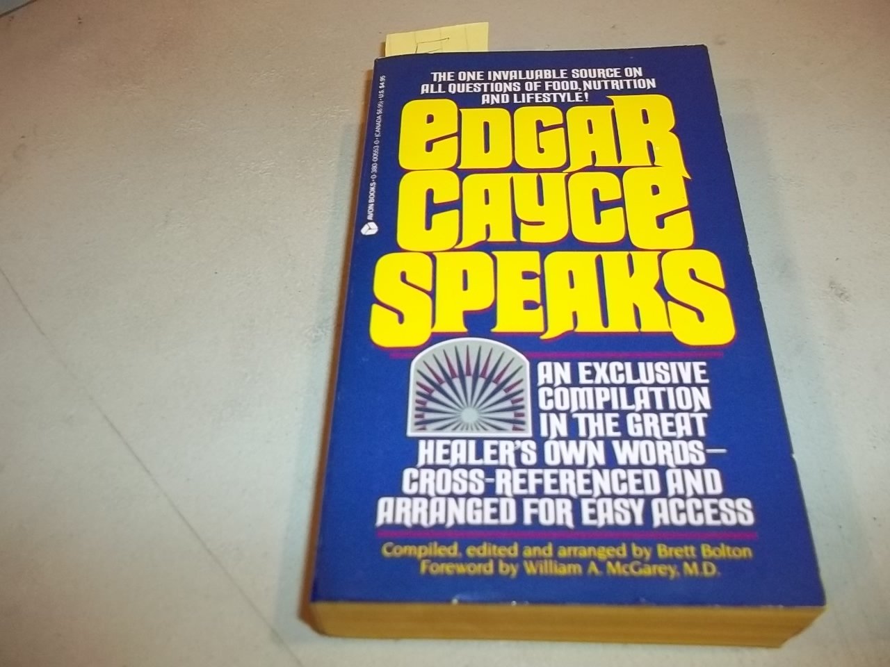 Edgar Cayce Speaks: Of Foods, Beverages and Physical Health : Amazon ...