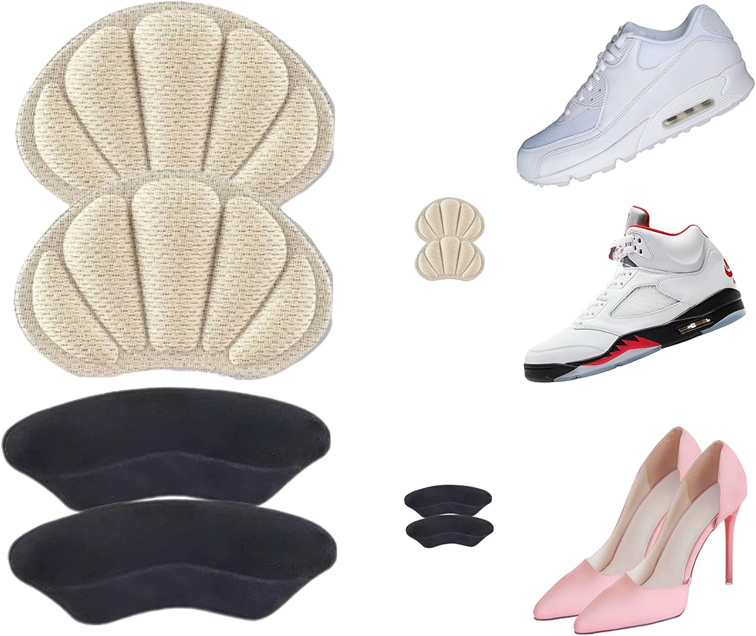 Amazon.com: The Ultimate Shoe Hack,The Secret to Happy Feet,Heel Grips ...