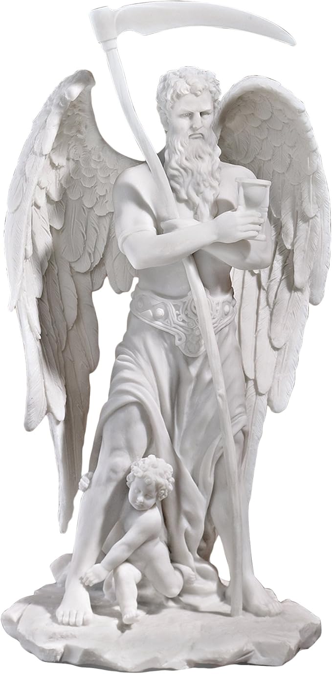 Design Toscano Chronos, Gott der Zeit, Marmor-Kunstharz Statue : Amazon ...