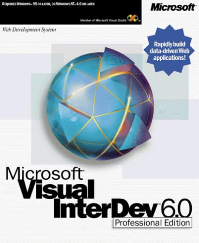 Amazon.com: Microsoft Visual InterDev Pro 6.0 Upgrade [Old Version ...