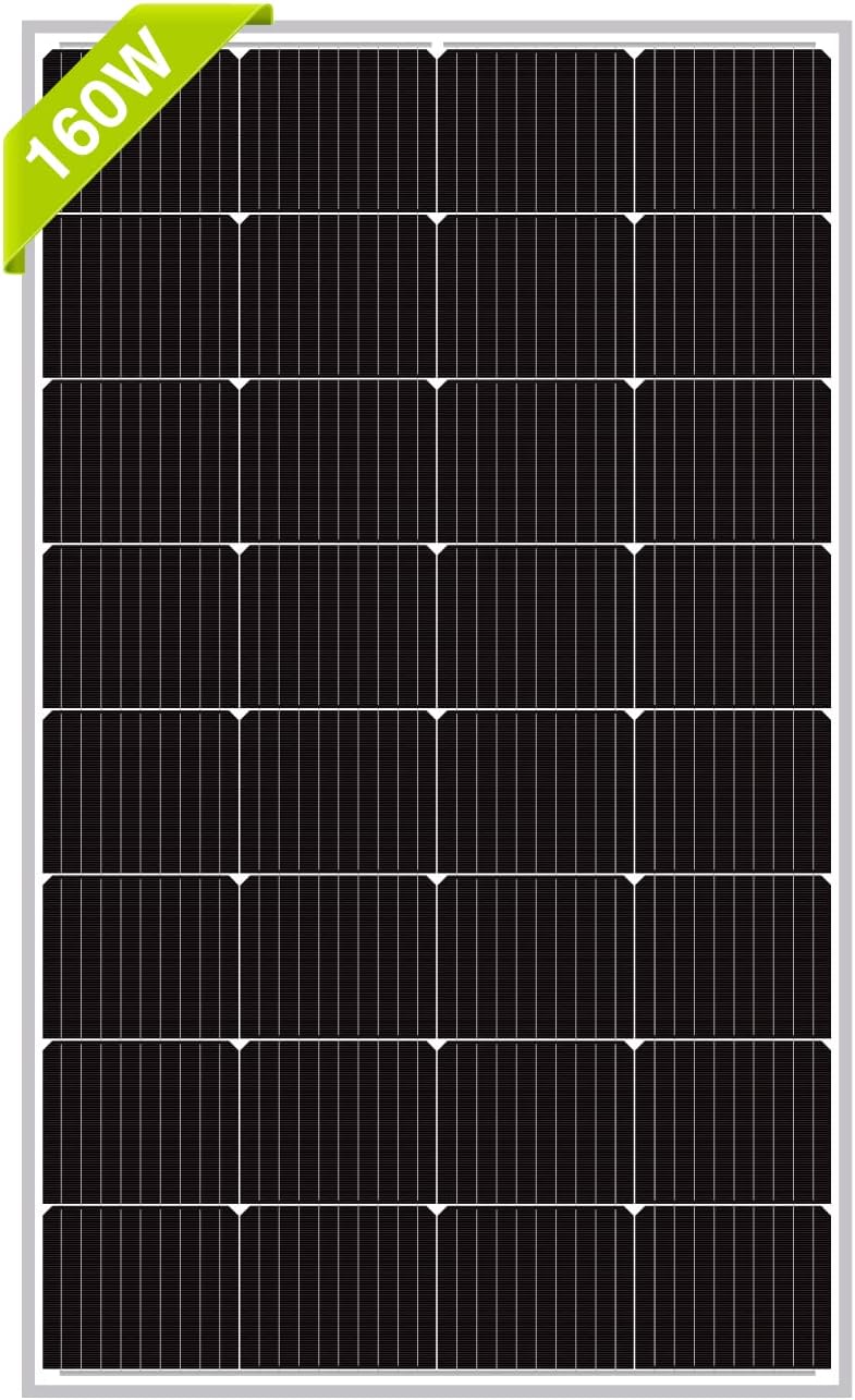 Amazon.com : ExpertPower 210W Solar Panel Monocrystalline 12V High ...