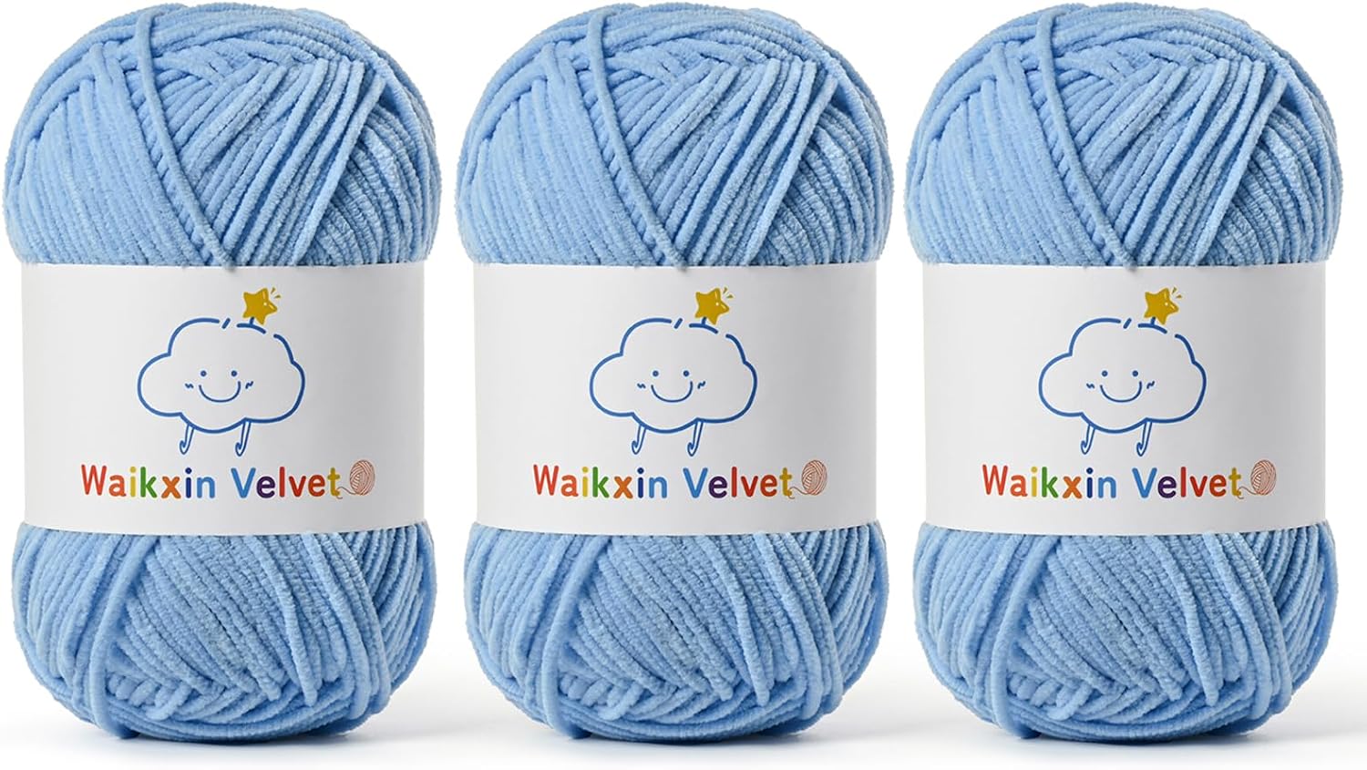 Amazon.com: 3 Pack Fluffy Chenille Yarn for Crocheting，Baby Yarn for ...