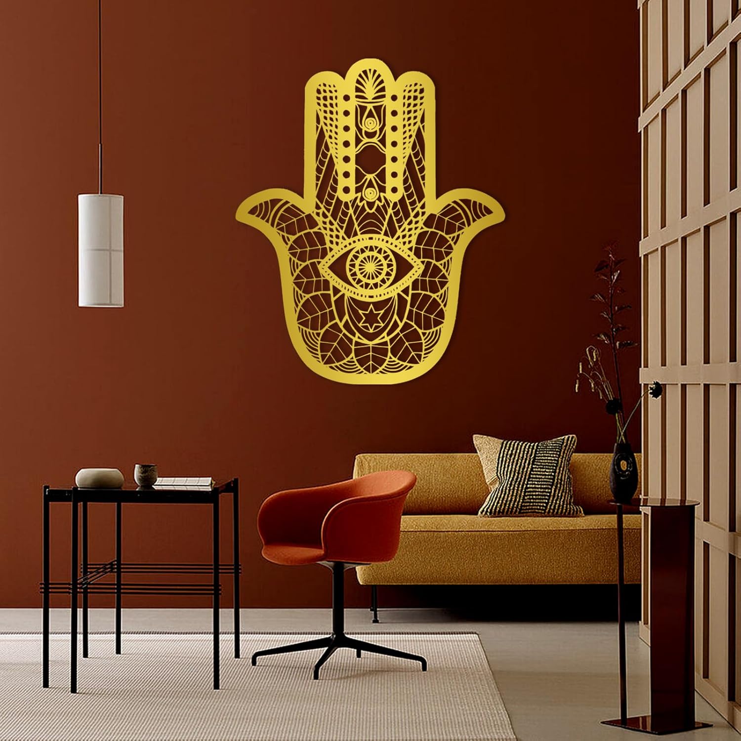 Amazon.com: Hamsa Metal Wall Art, Hamsa Hand Wall Art, Hamsa Sacred ...