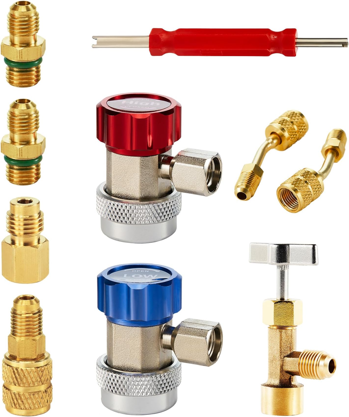 Amazon.com: FJC 6016 R134A Refrigerant Tank Adapter : Automotive