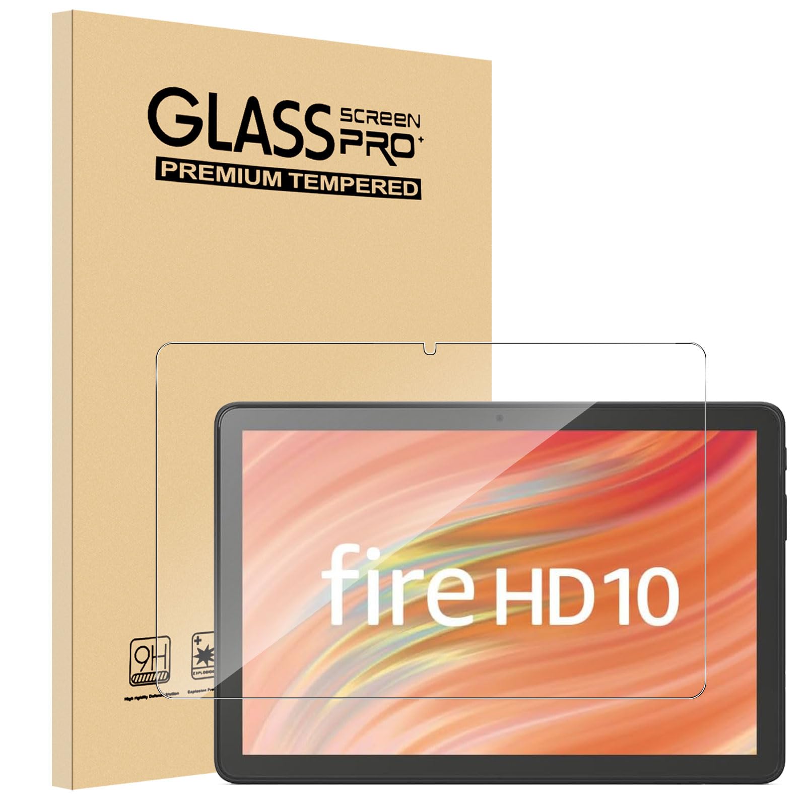 Amazon | 【1枚セッ】For HD 10 2023 フィルム Mosasa HD 10 2023 保護フィルム ガラス 衝撃吸収 9H ...
