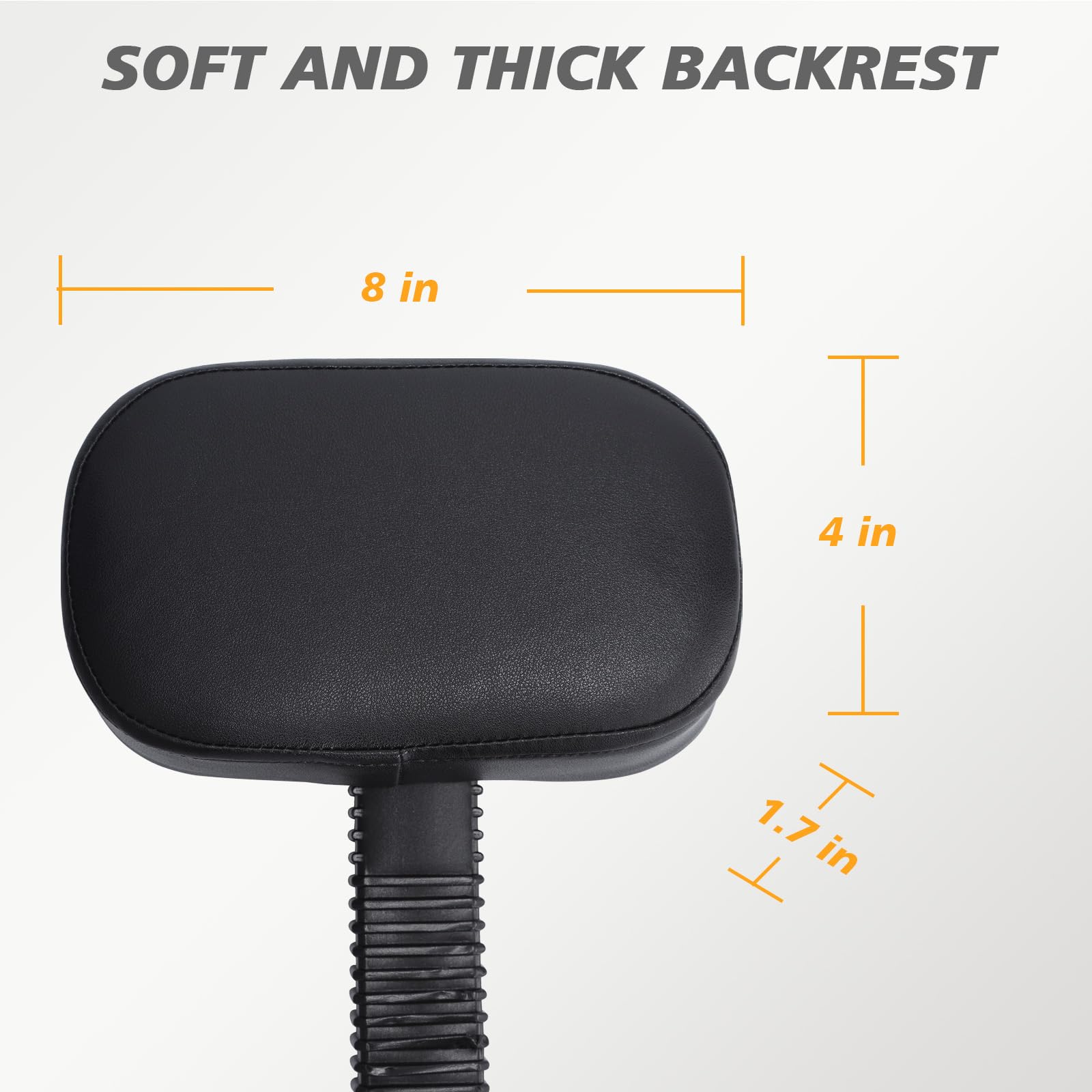 Miwayer Drum Throne with Backrest Saddle Height Adjustable Padded Drum ...