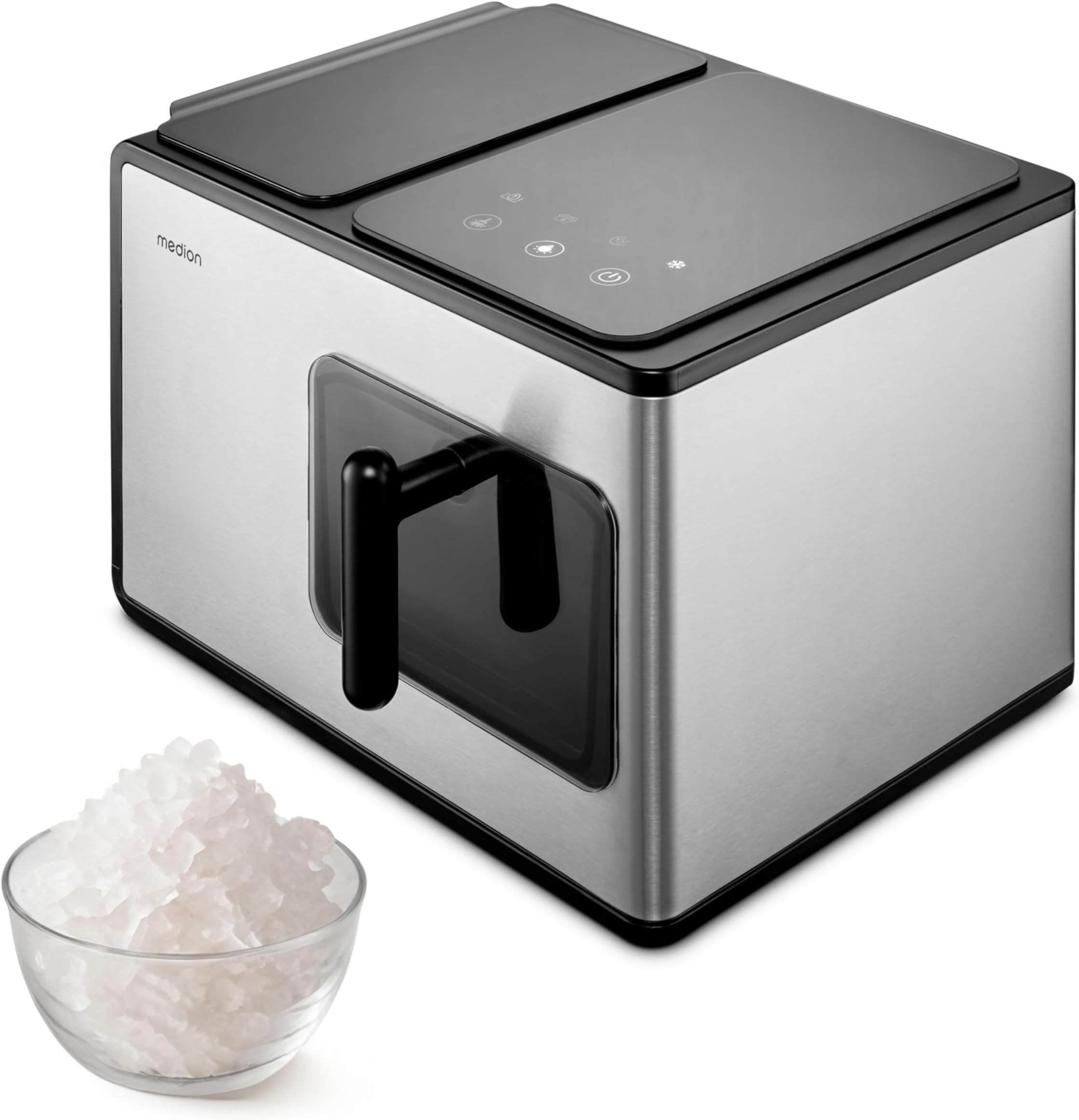 TecTake Profi Eiswürfelmaschine, Eiswürfelbereiter für klare Eiswürfel ...