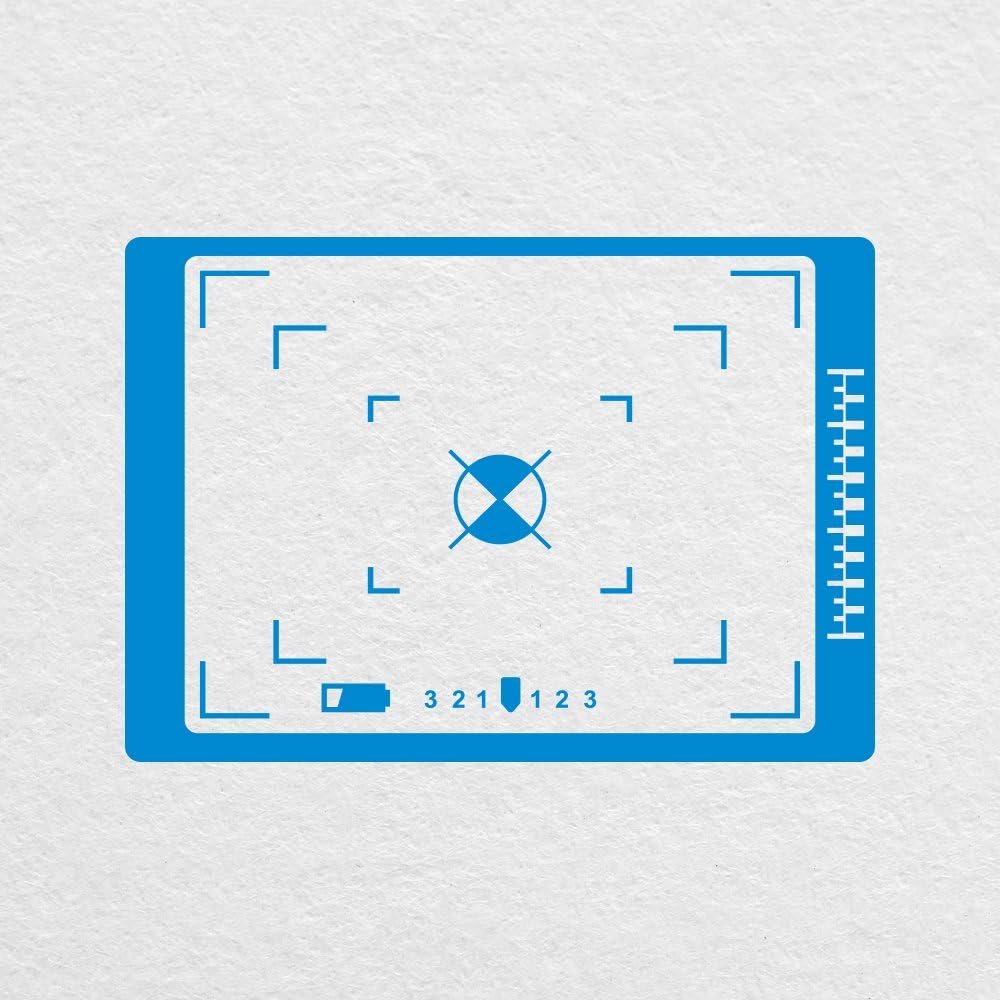 Amazon.com: Camera Viewfinder 04-5" wide LIGHT BLUE cut vinyl decal ...