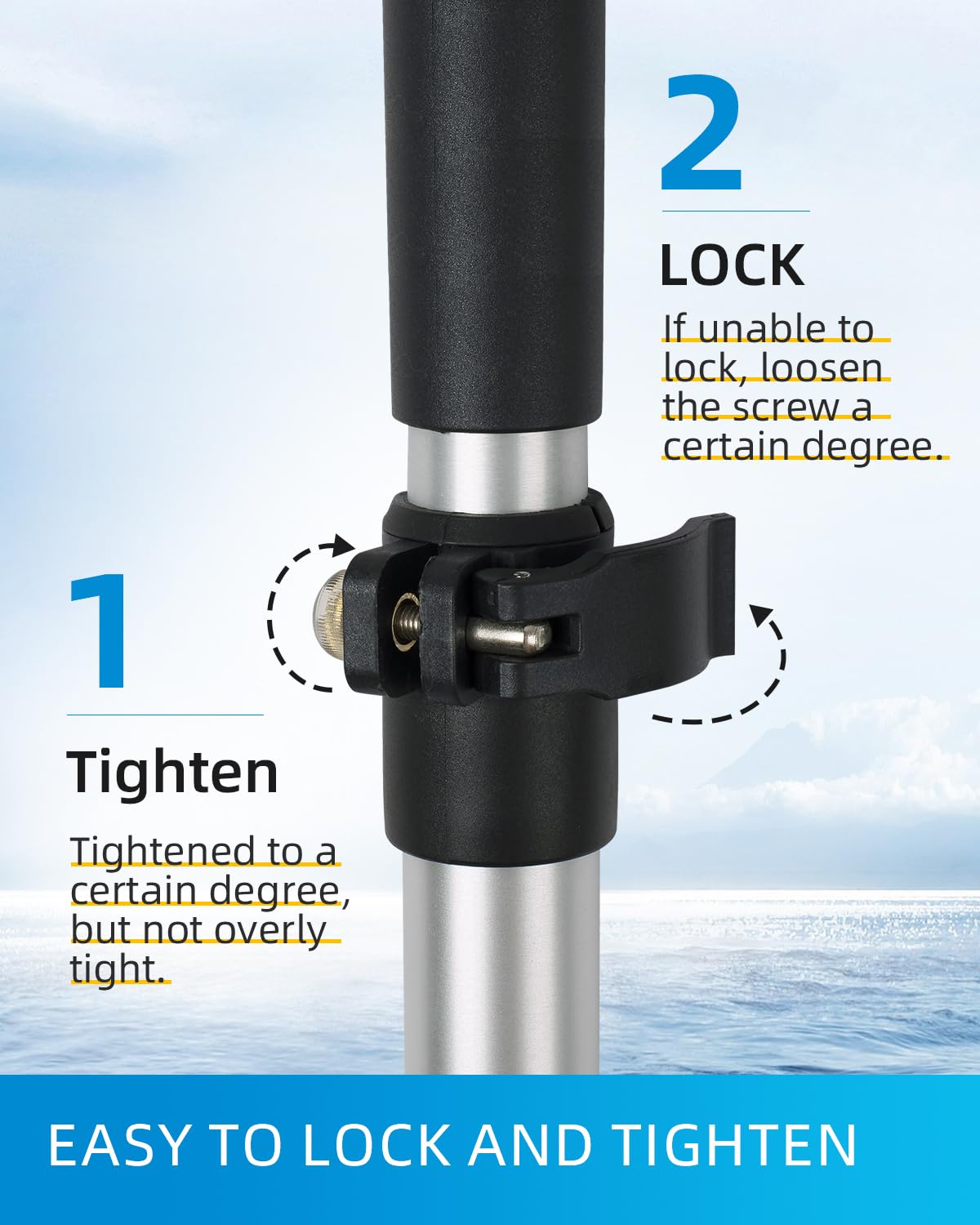 Snapklik.com : OCEANBROAD Boat Cover Support Pole Adjustable ...
