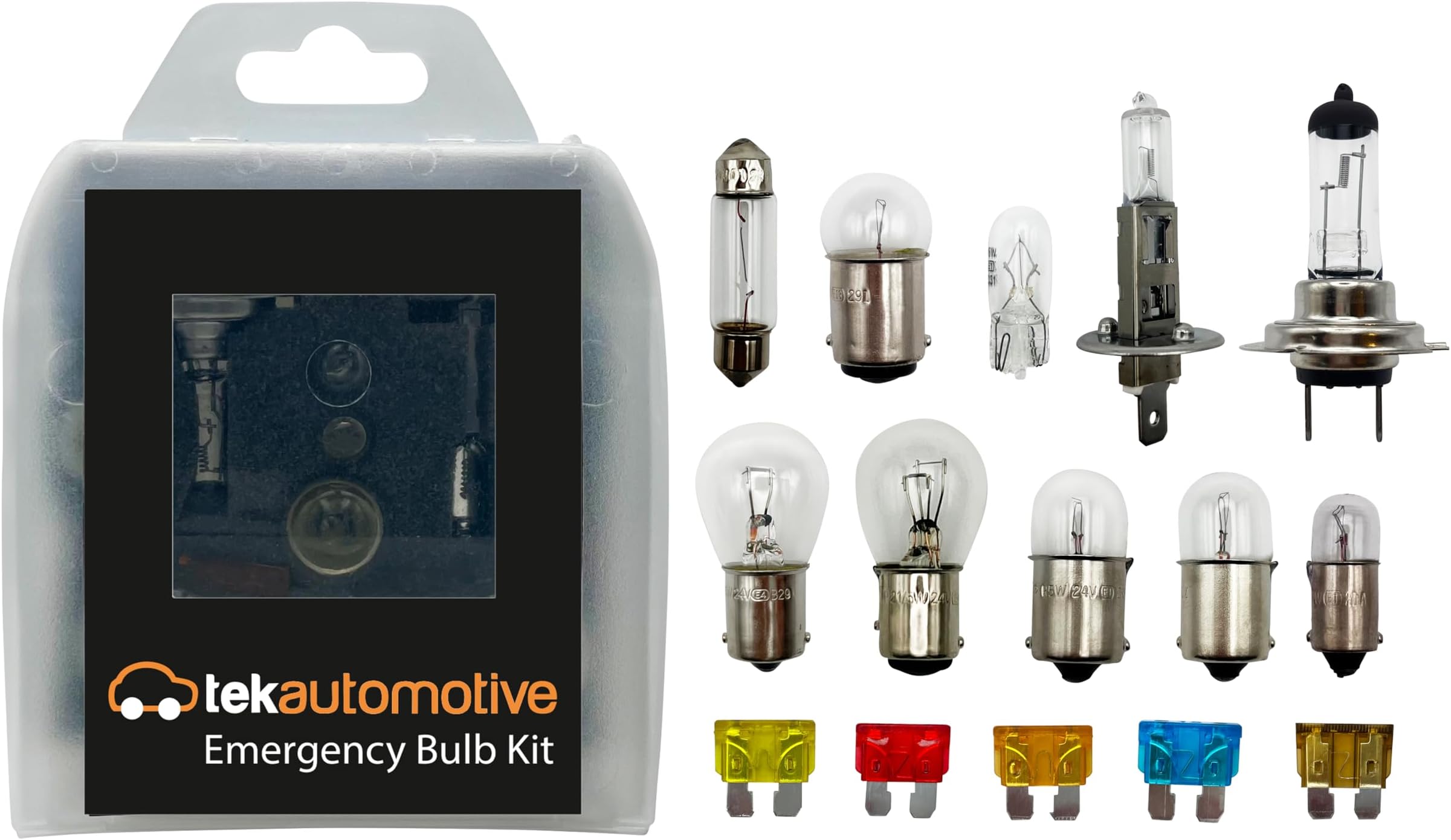 Tek Automotive H7 15 pcs 24V Bulbs for Lorry Truck Emergency Spare Bulb ...