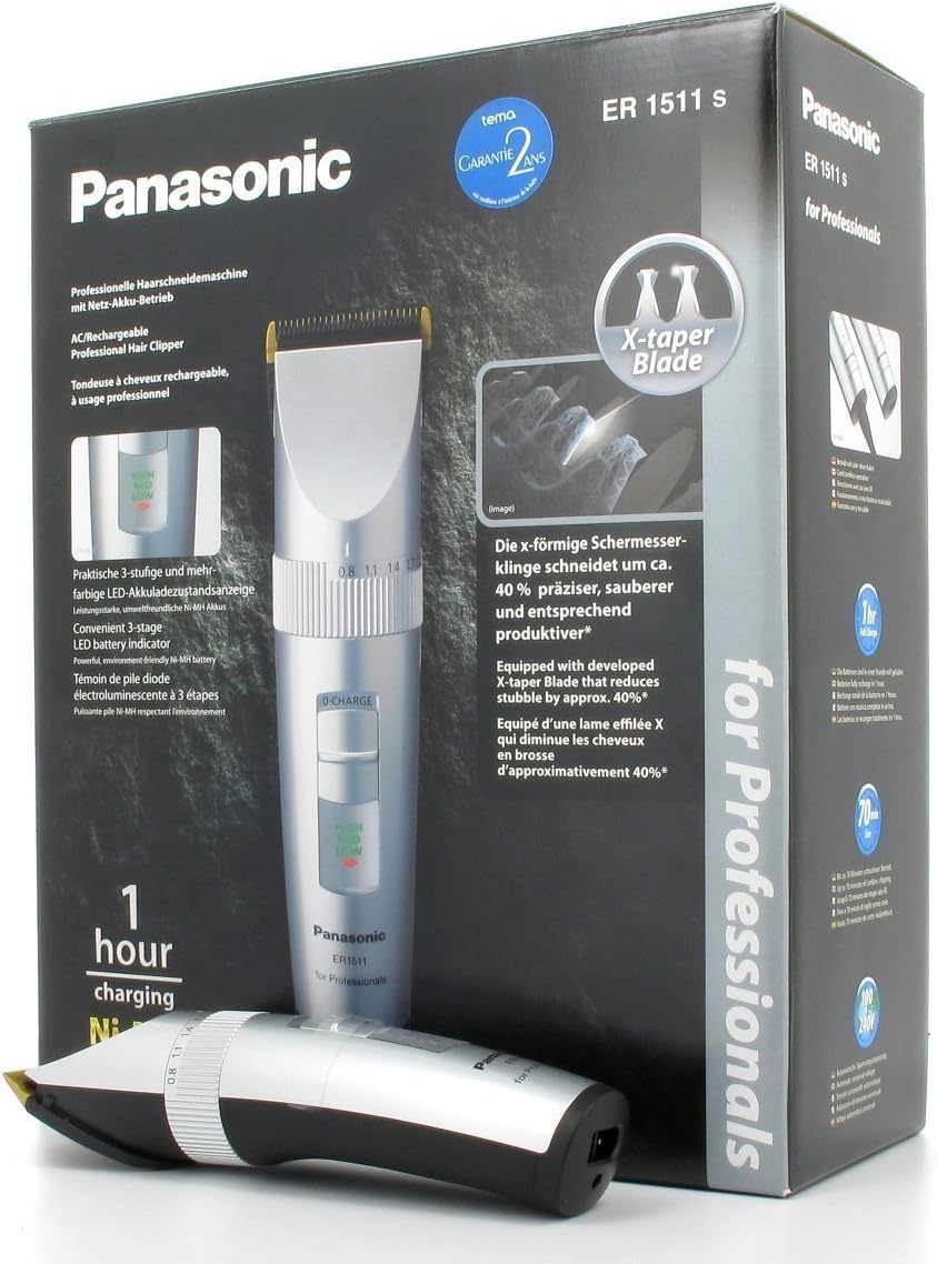 Amazon.com: Panasonic ER1431 Hair Clipper Trimmer Cutting Rechargeable ...