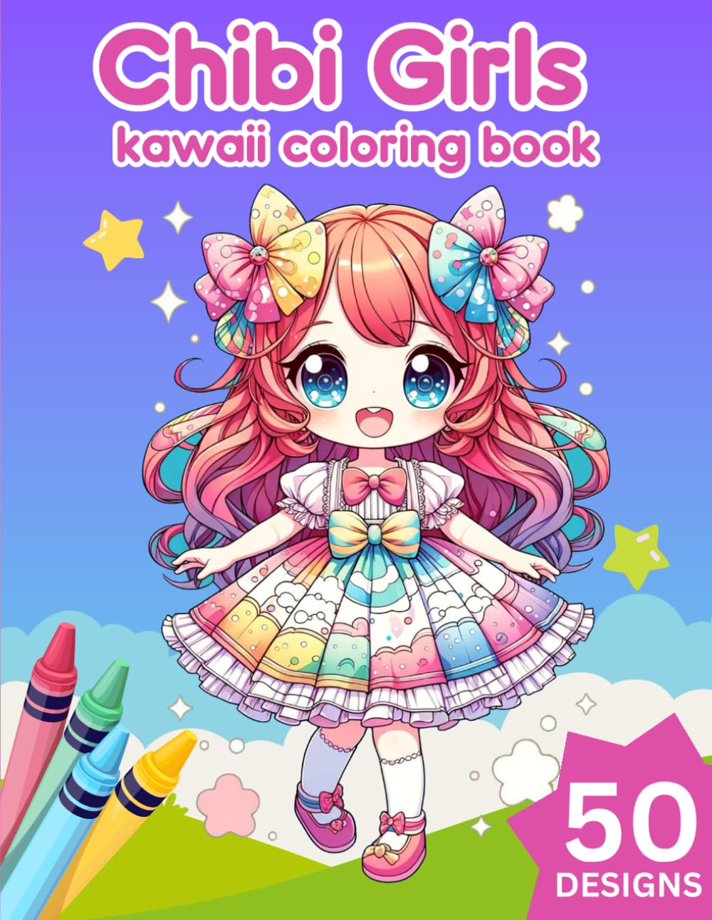 Amazon.com: Chibi Girls Coloring Book: Kawaii Japanese Manga Drawings ...
