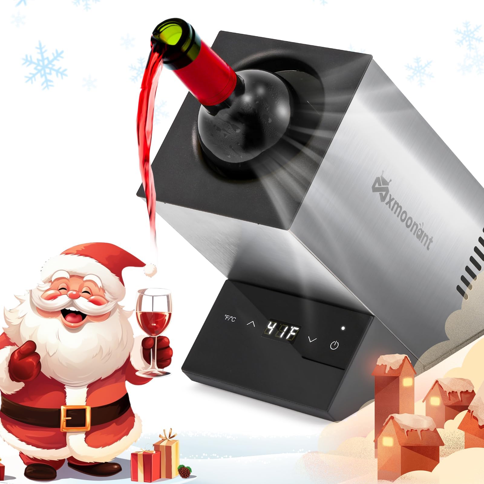 Amazon.com: Minanov Electric Wine Chiller - Portable Wine Chillers for ...