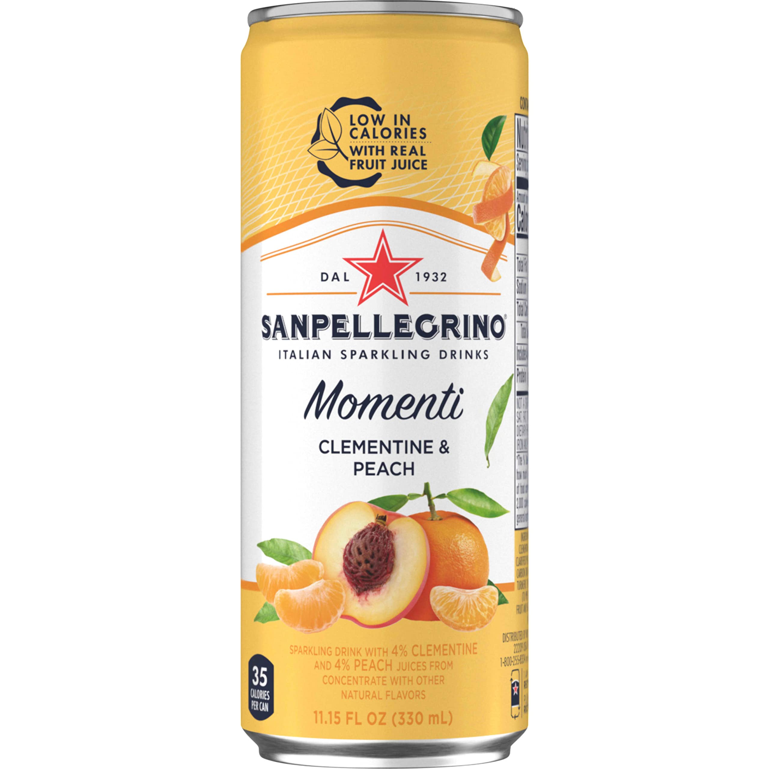 Snapklik.com : Sanpellegrino Momenti Clementine And Peach Flavored Sparkling Drink