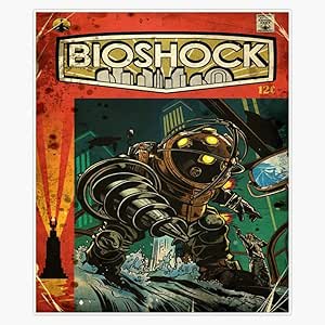 Amazon.com - Bioshock Huge Bumper Sticker Window Water Bottle Decal 5"