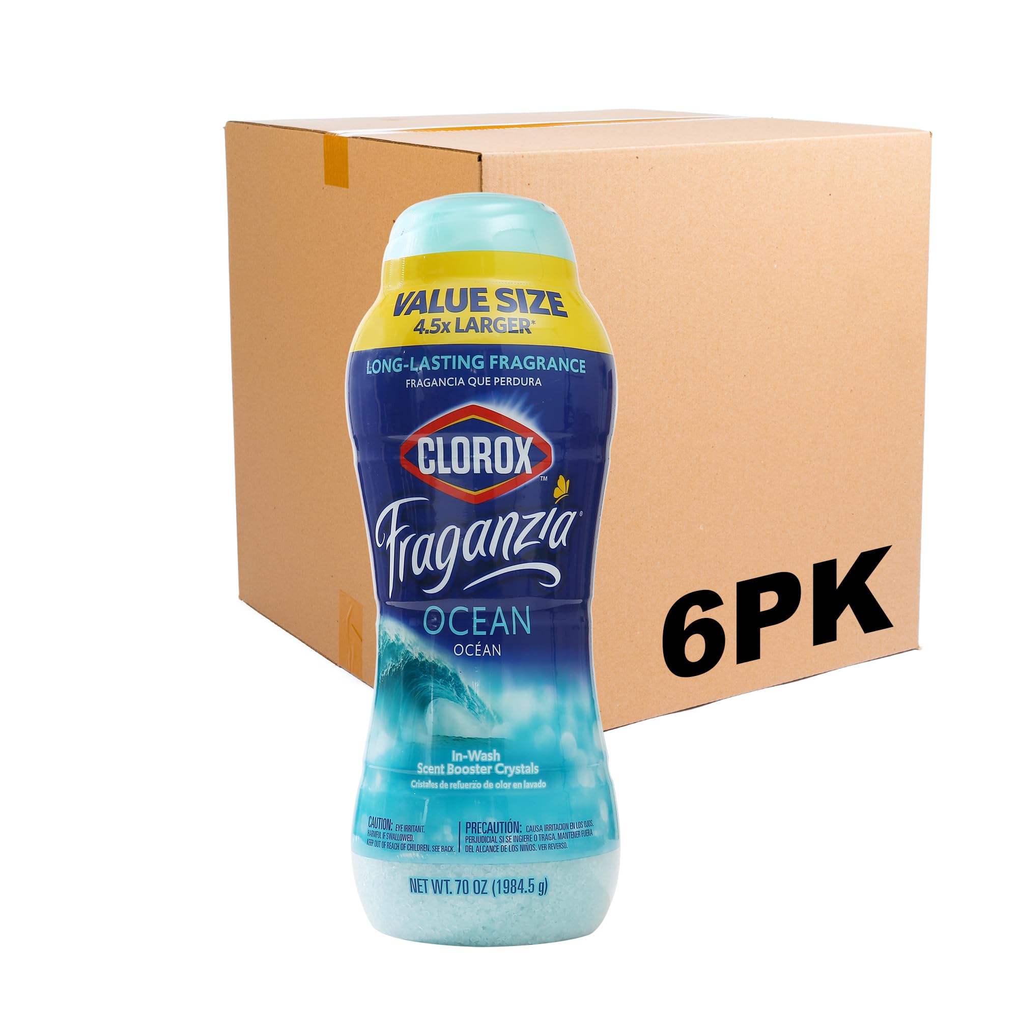 Amazon.com: Clorox Fraganzia Laundry Scent Booster Crystals in Ocean ...