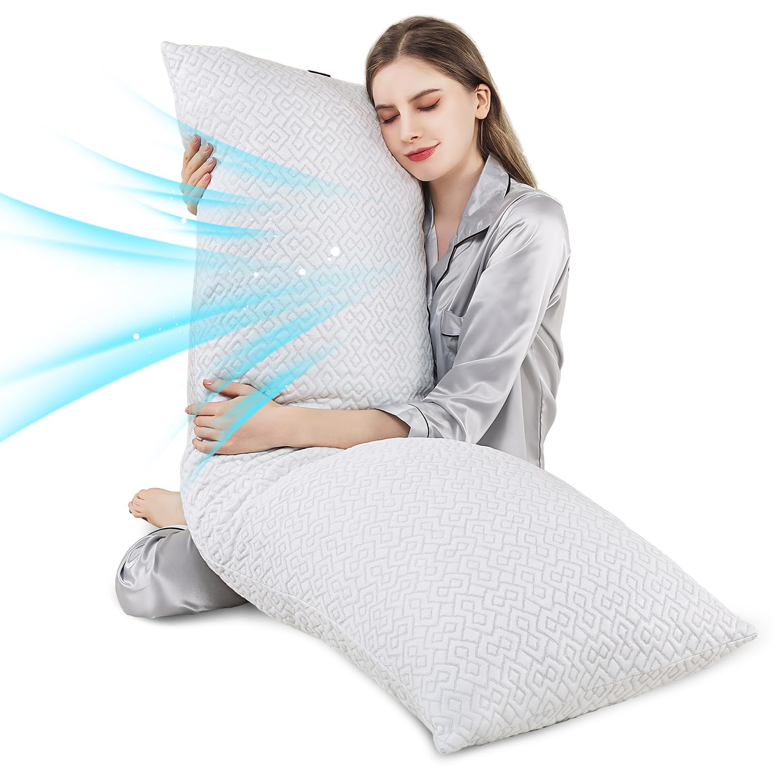Amazon.com: OHOCO Body Pillow for Adults,Long Pillow for Bed Full Body ...