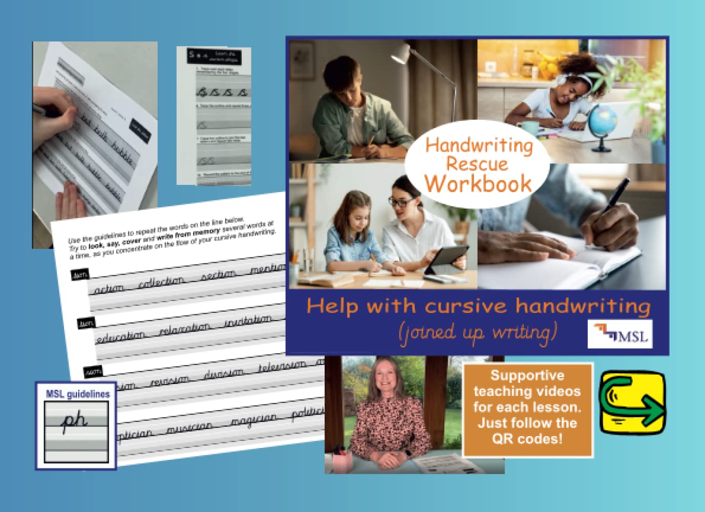 The MSL Handwriting Rescue Scheme WORKBOOK: Help with Cursive ...