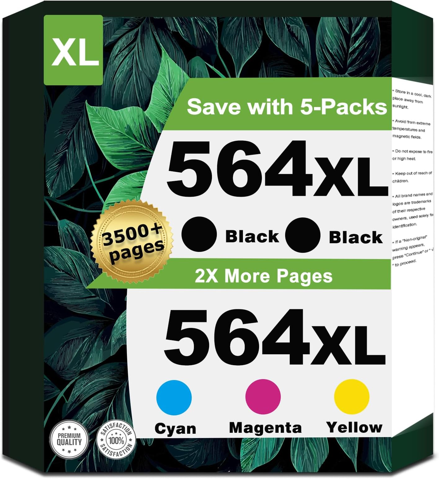 Amazon.com: 564XL Ink Cartridges for hp Black Color Combo Replacement ...