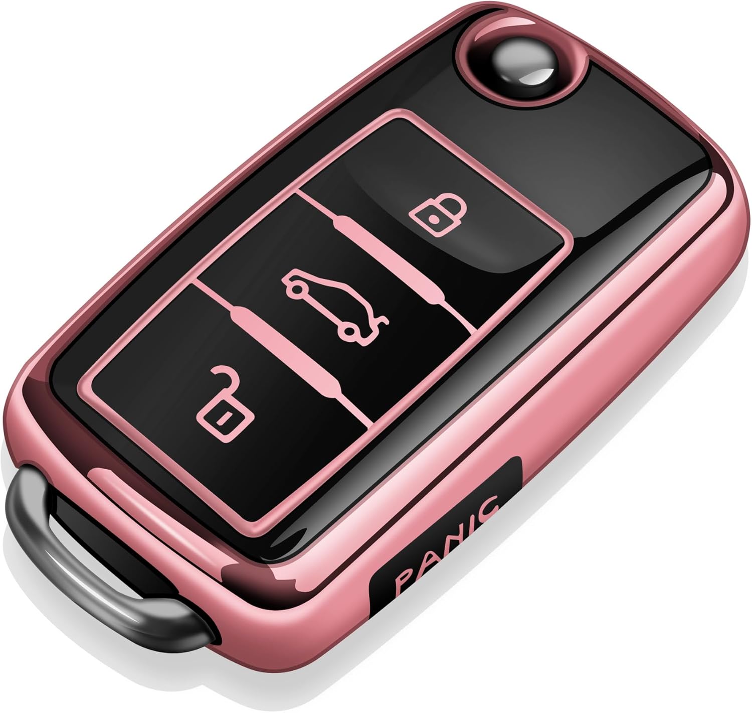 Amazon.com: Tukellen for Volkswagen Key Fob Cover Soft TPU Full ...