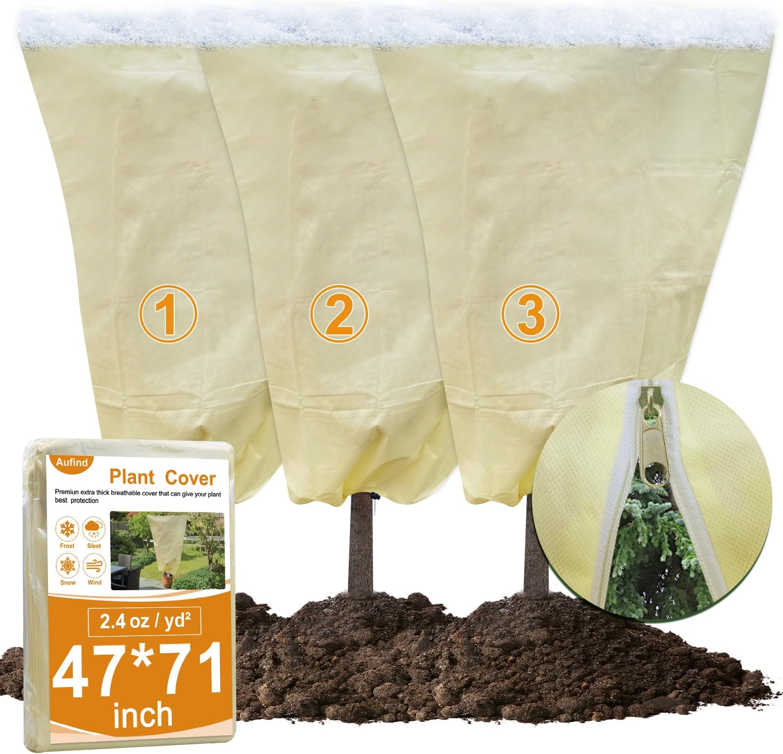 Amazon.com : KONIGEEHRE [Upgraded] 5 Packs Plant Freeze Protection ...