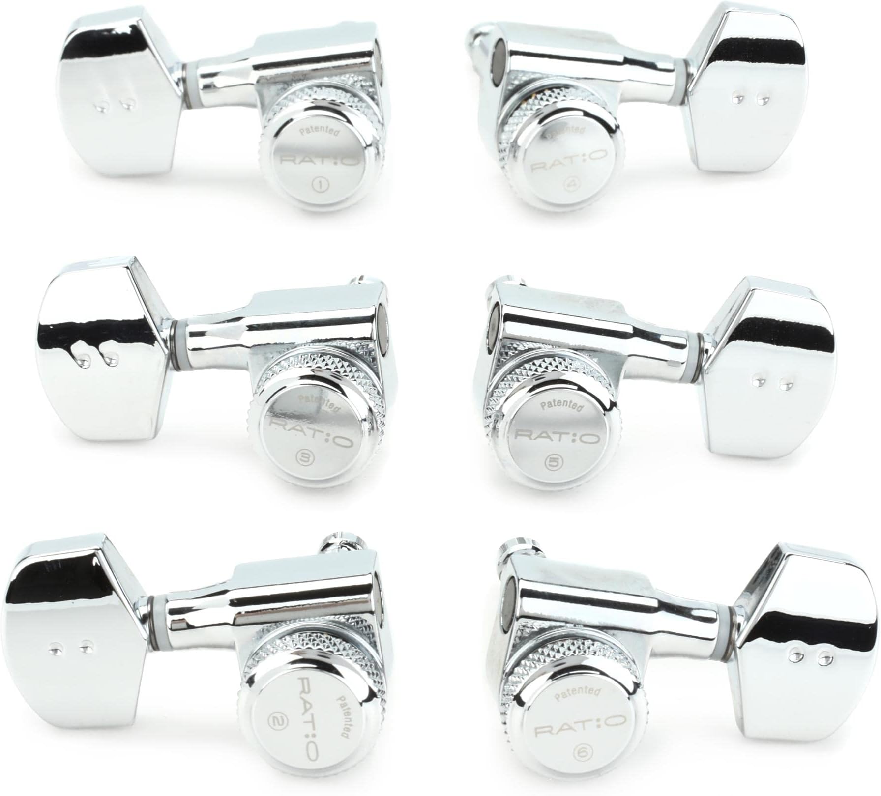 Amazon.com: Graph Tech PRL-8311-C0 Ratio 3+3 Electric Guitar Locking ...