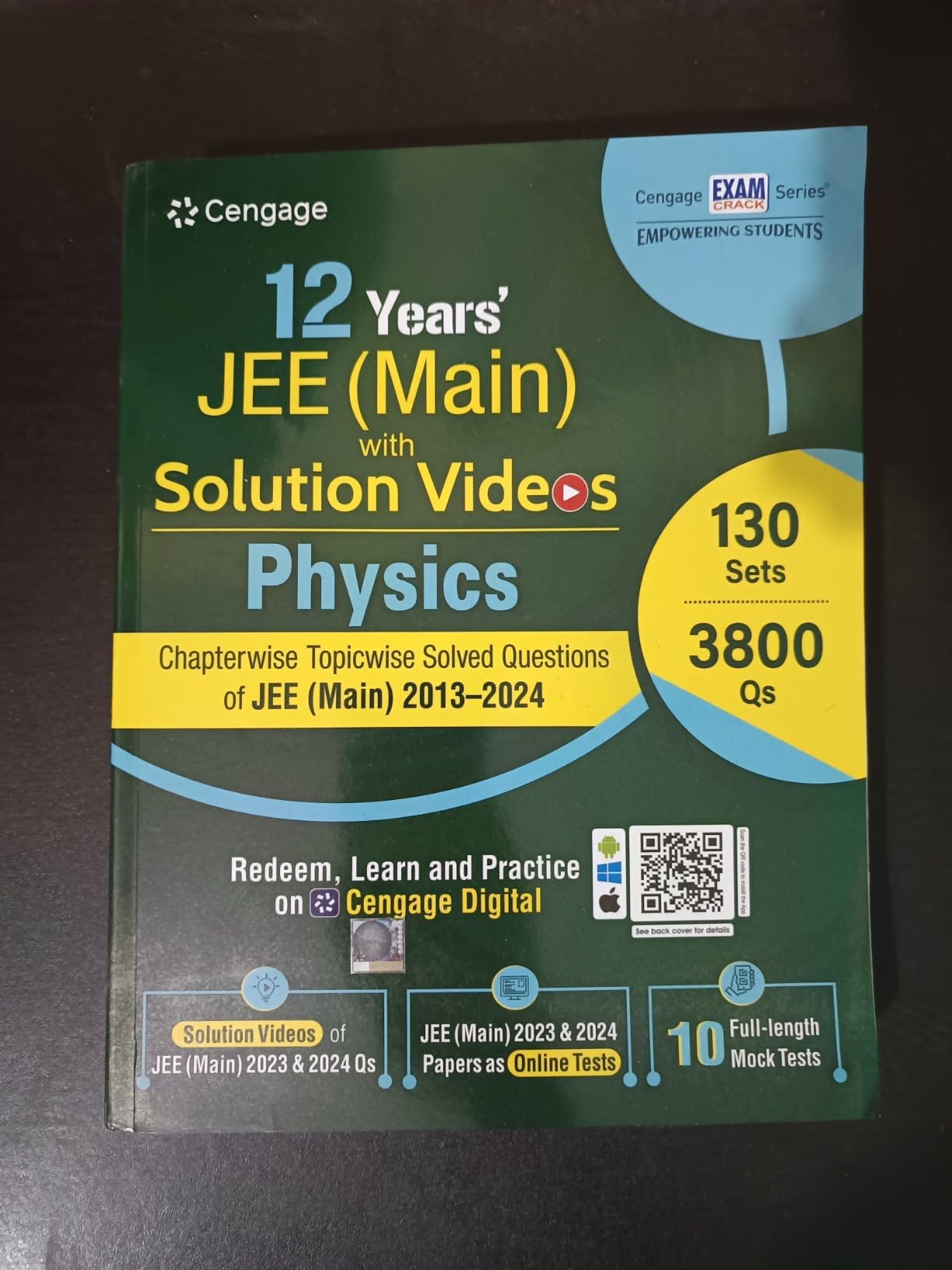 Buy 12 YEARS' JEE (MAIN) WITH SOLUTION VIDEOS: PHYSICS Book Online at ...