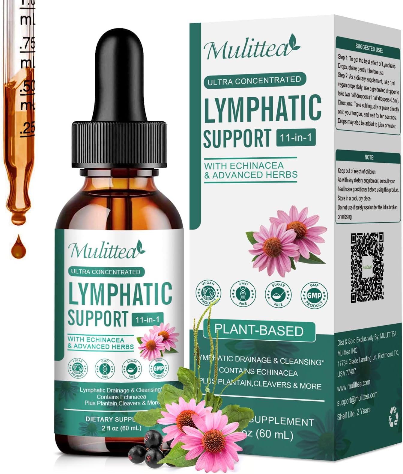 Amazon.com: MaryRuth Organics Lymphatic Support Drops | USDA Organic ...
