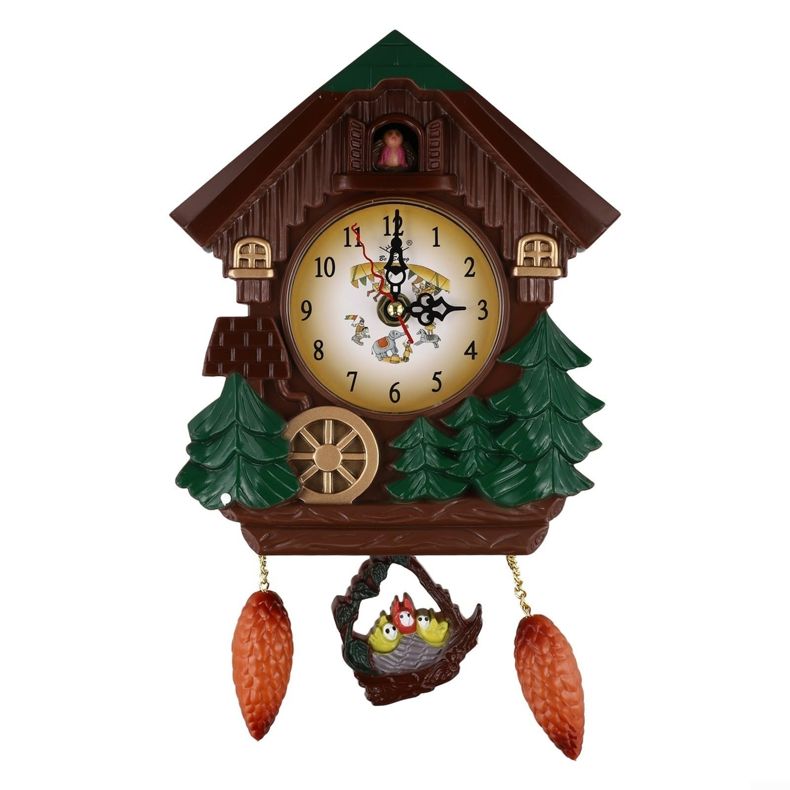 Amazon.com: Cuckoo Clocks for Wall, Vintage Wall Bird Clock with ...