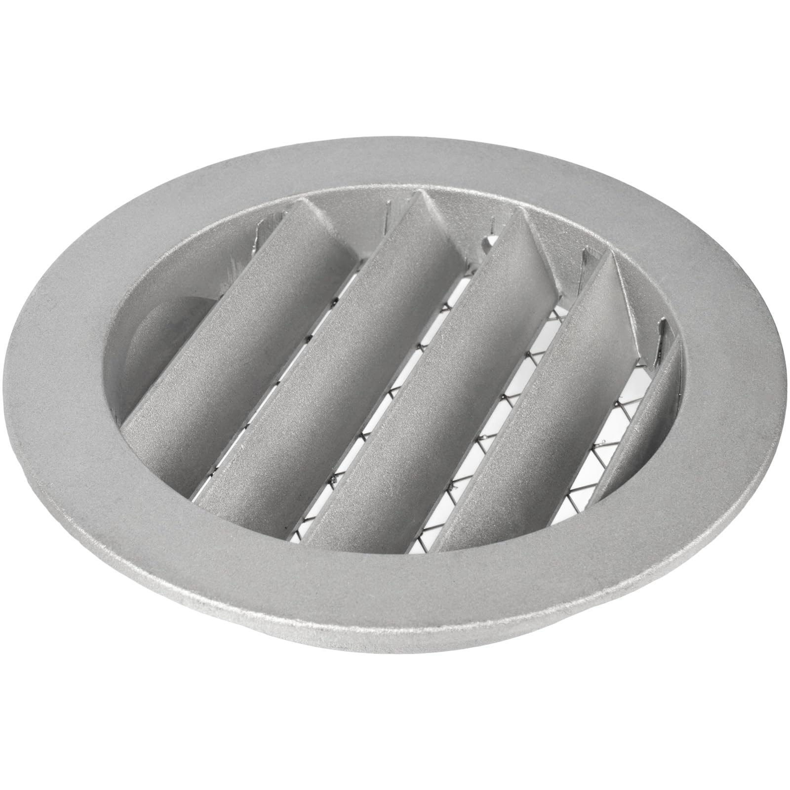 4 Inch / 100 mm Gray Vent Cover – Aluminum – Industrial Round Air Vent ...