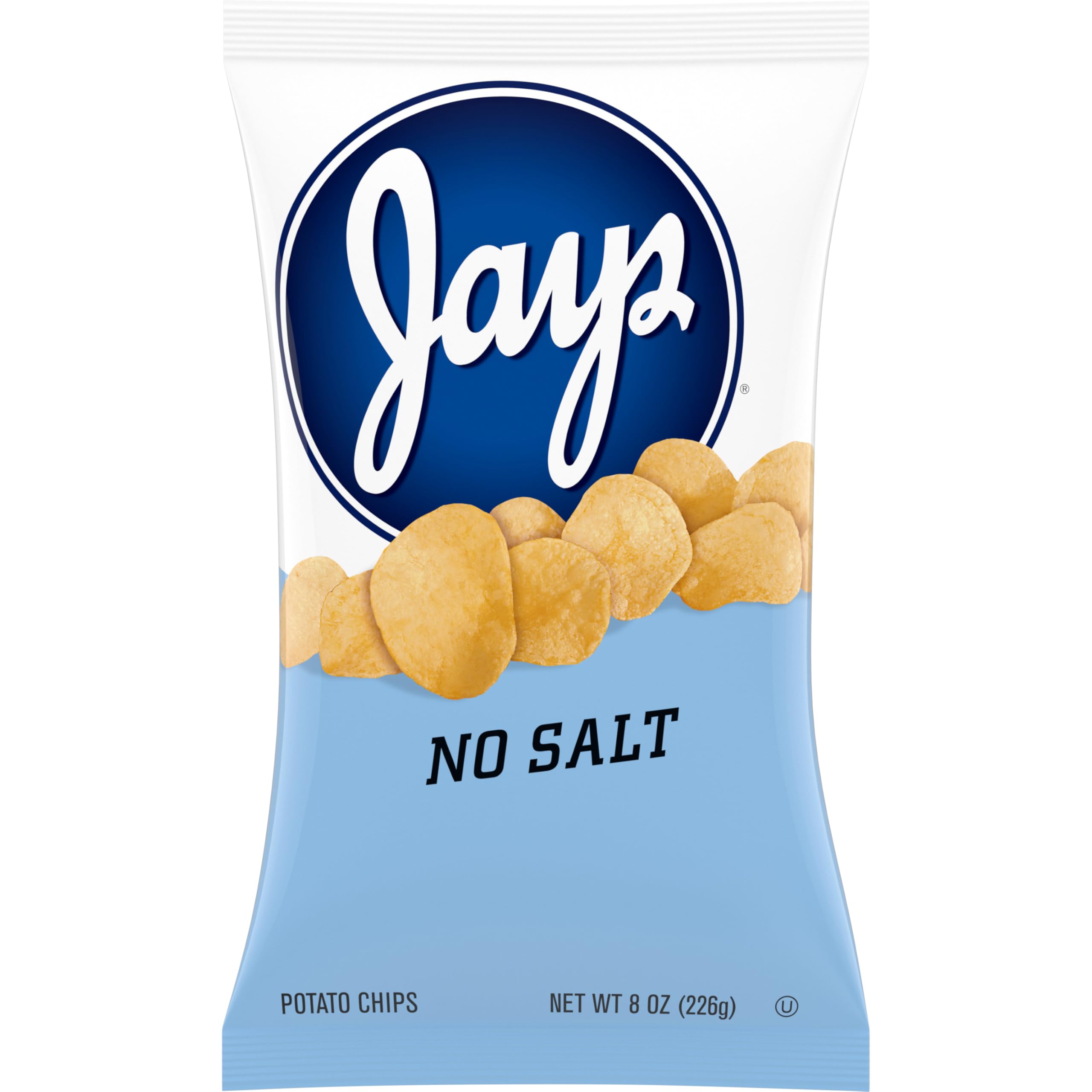 No Salt Potato Chips Lightly Salted Chips Case, Lightly Salted: Route