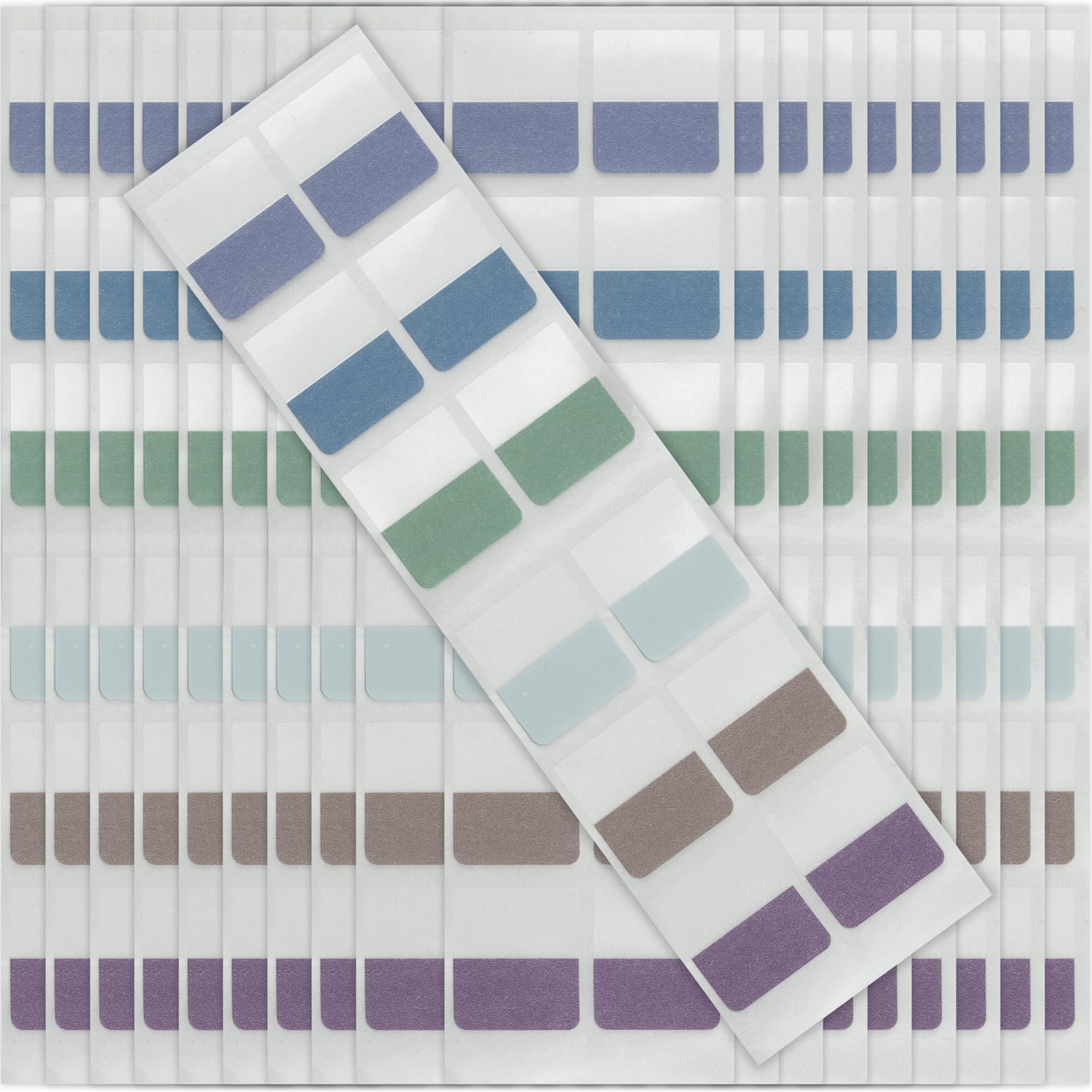 Amazon.com : 480 Pieces Sticky Index Tabs Mix Color 1 Inch Self ...