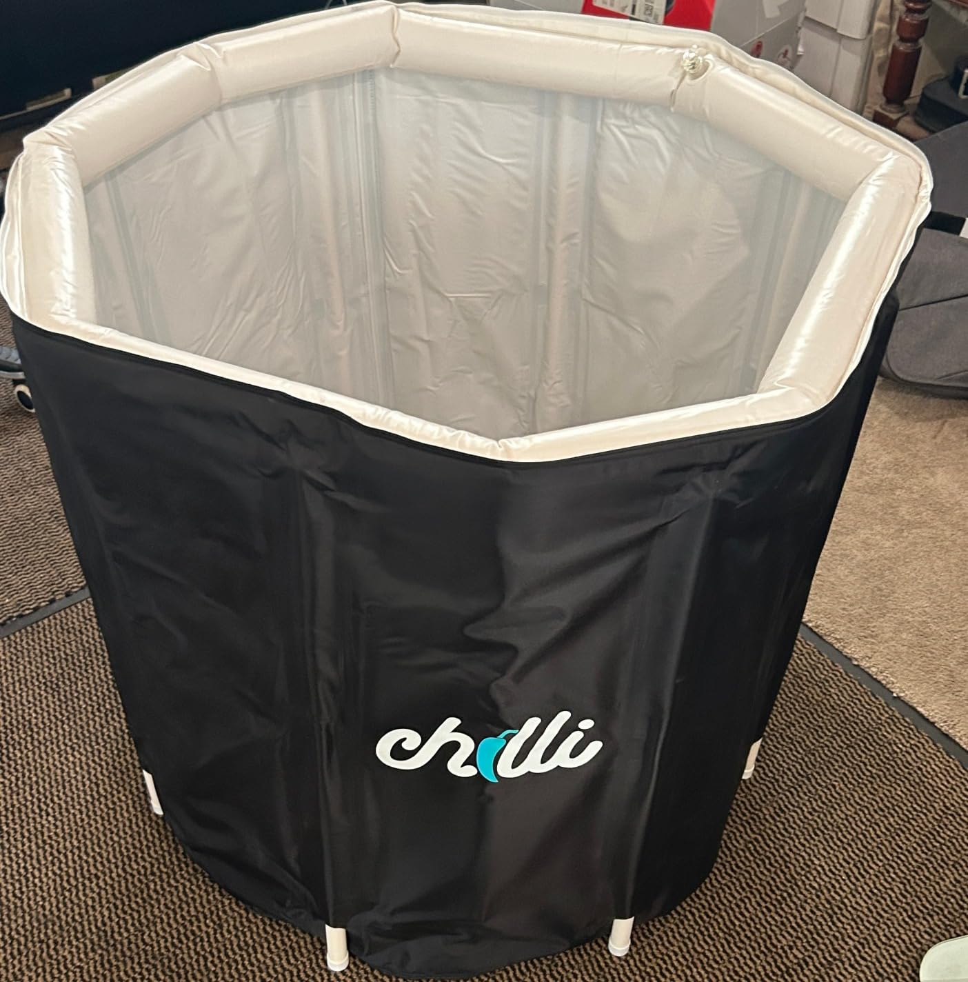 Chilli Wear Ice Bath: Large 470 Litre Outdoor Cold Plunge Therapy Tub ...