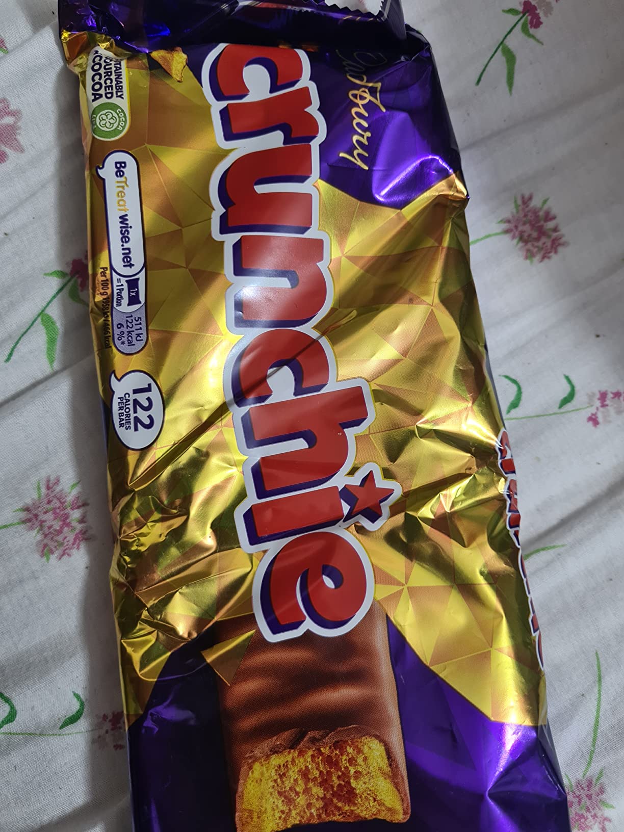 Cadbury Crunchie Chocolate Bar, 40 g (Pack of 4) : Amazon.co.uk: Grocery