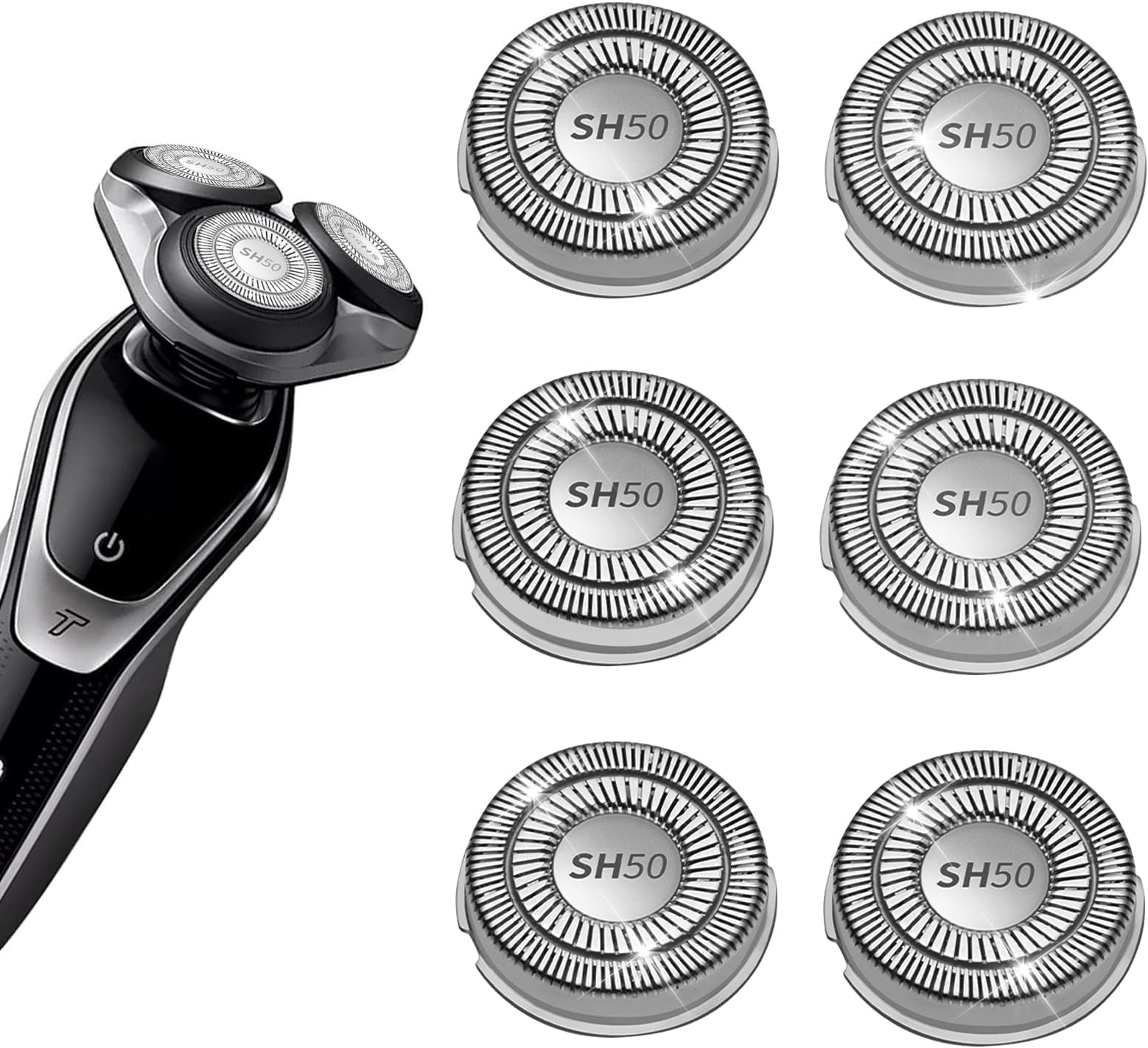 Amazon.com: PHILIPS SH50/50 Replacement Blades for Series 5000 Electric ...