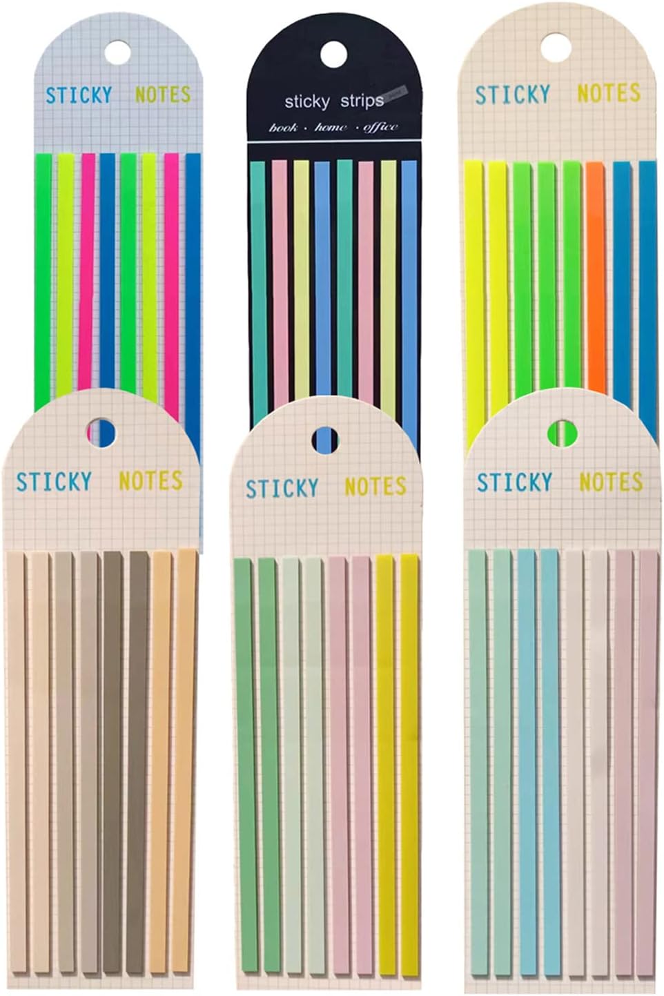 Amazon.com : Sticky Note Tabs 960Pcs Transparent Highlighter Tape ...