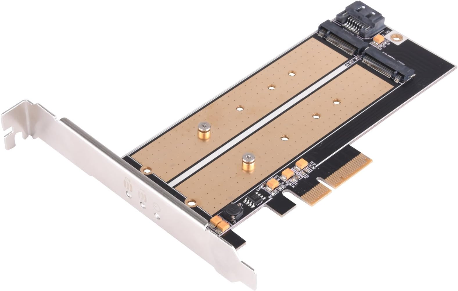 Amazon.com: SilverStone Technology M.2 PCIE Adapter for SATA or PCIE ...