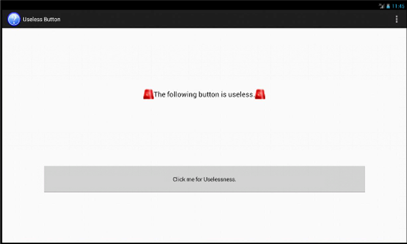 Useless Button - App on the Amazon Appstore
