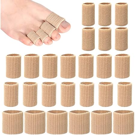 Amazon.com: Toe Cushion Tube Toe Tubes Sleeves Soft Gel Corn Pad ...